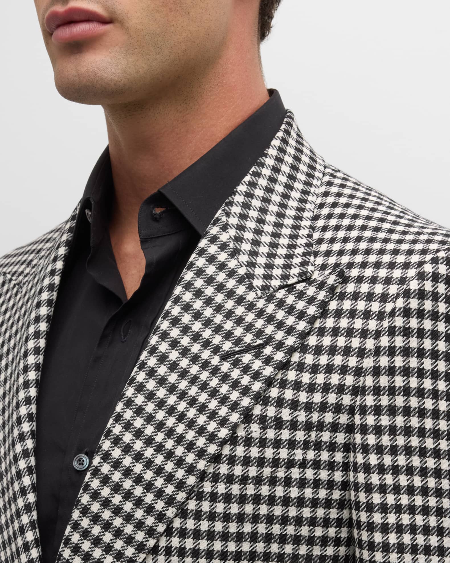 TOM FORD Men's Shelton Tattersall Sport Coat | Neiman Marcus