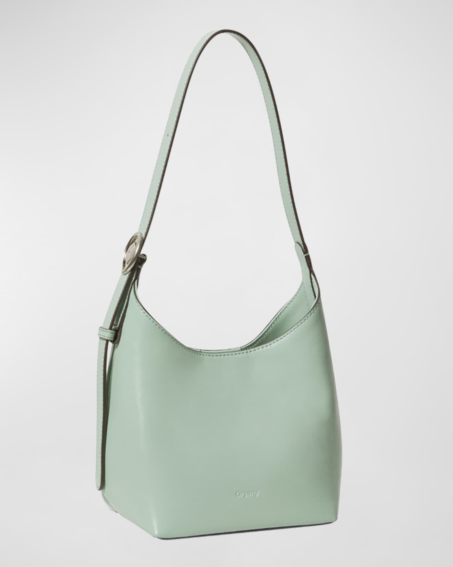 Oryany Egg Leather Shoulder Bag | Neiman Marcus