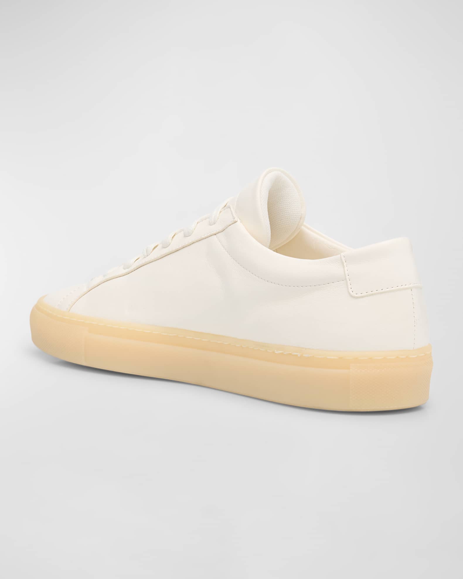 Common Projects Men's Achilles Gumsole Leather Low-Top Sneakers ...