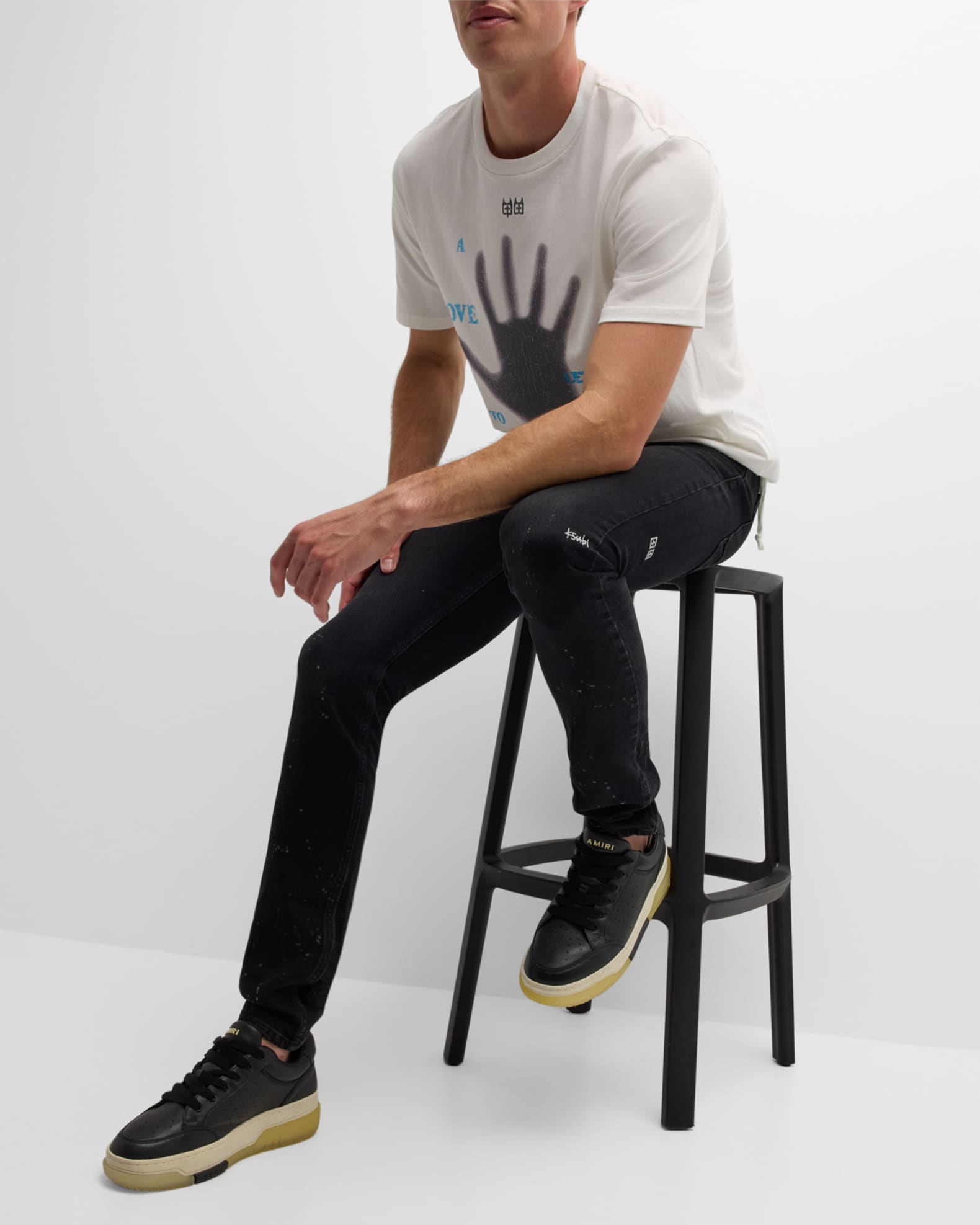 Ksubi Men's Van Winkle Artist Skinny Jeans | Neiman Marcus
