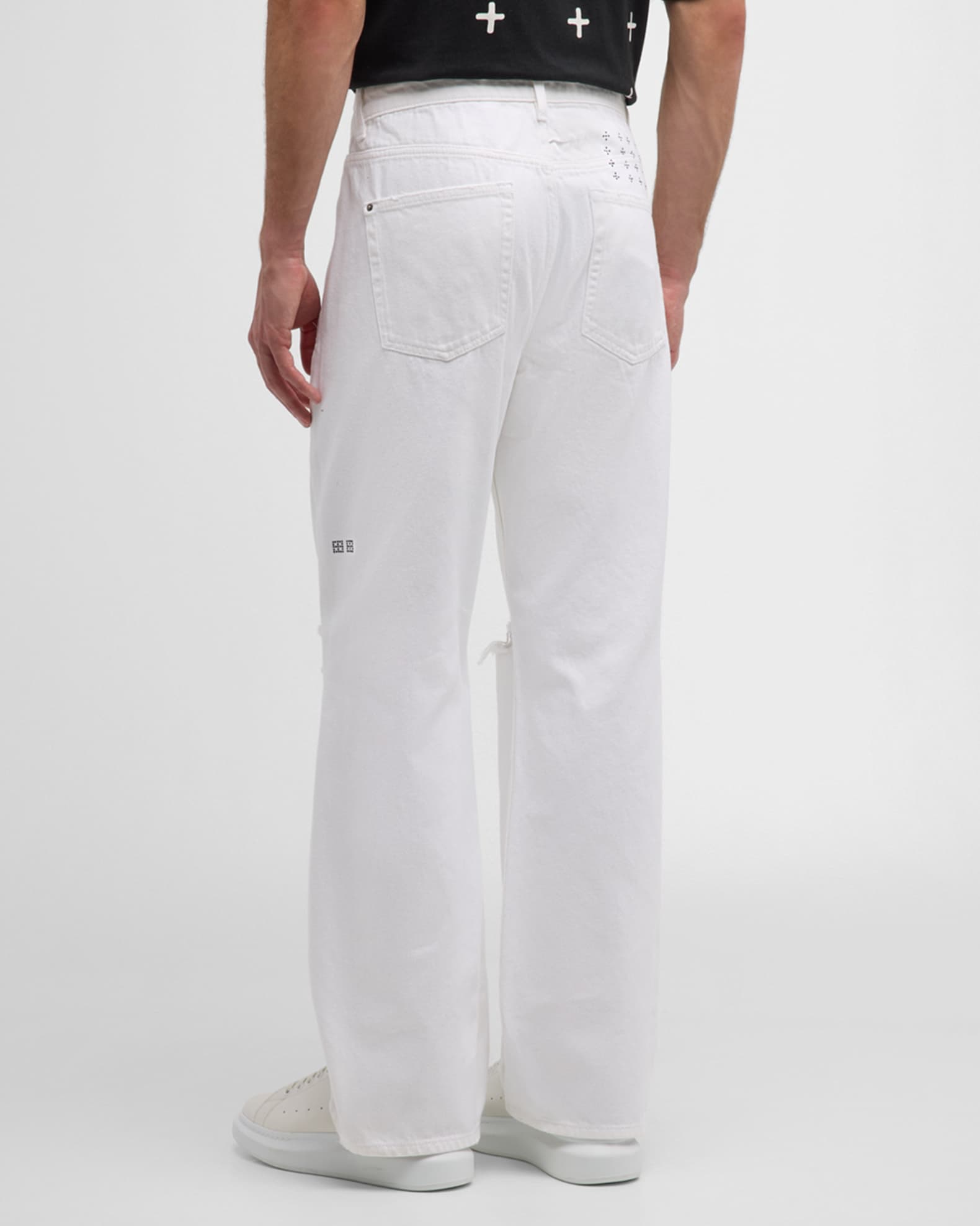 Ksubi Men's Bronko Polar Trashed Jeans | Neiman Marcus