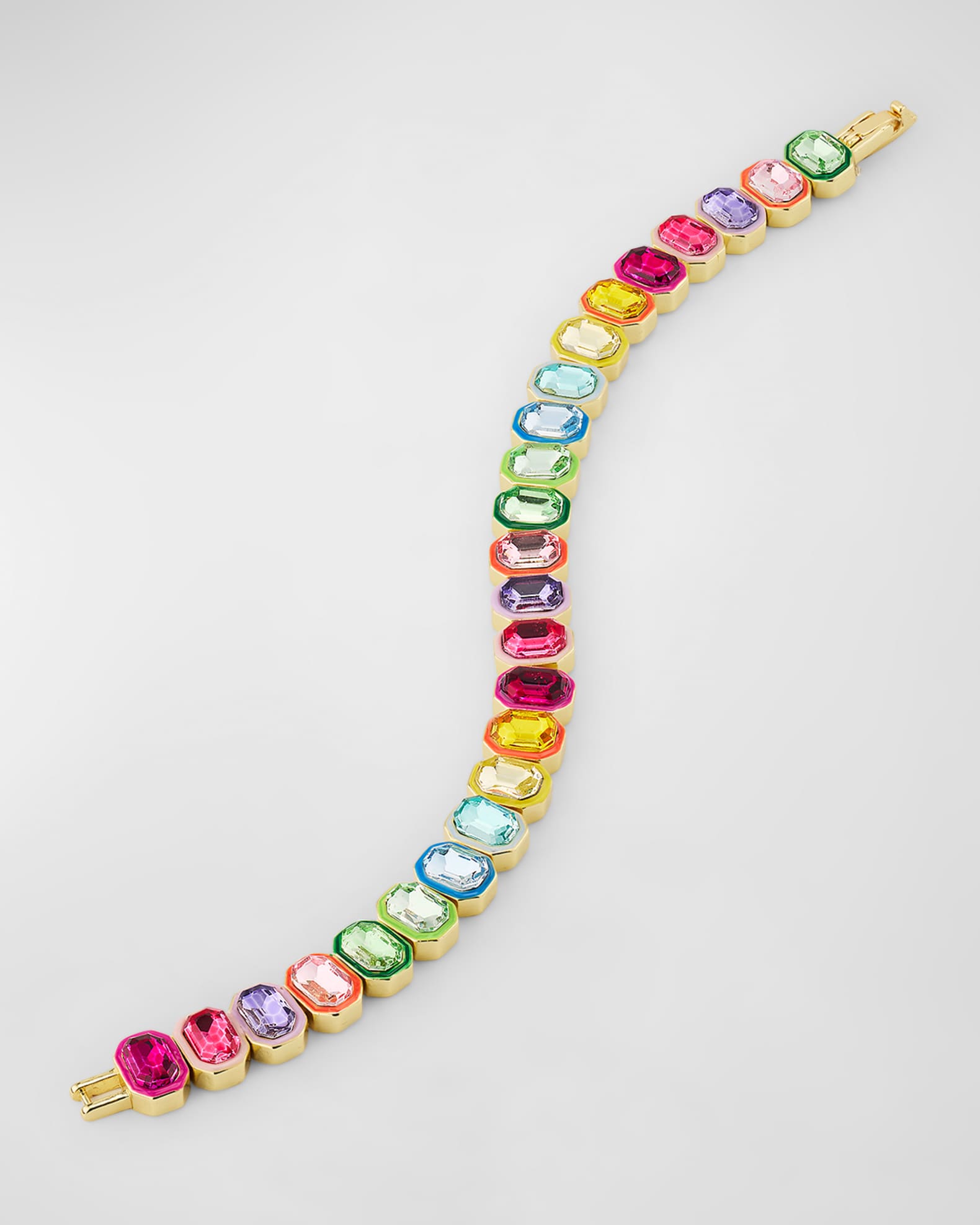 BaubleBar Julie Rainbow Crystal Tennis Bracelet | Neiman Marcus
