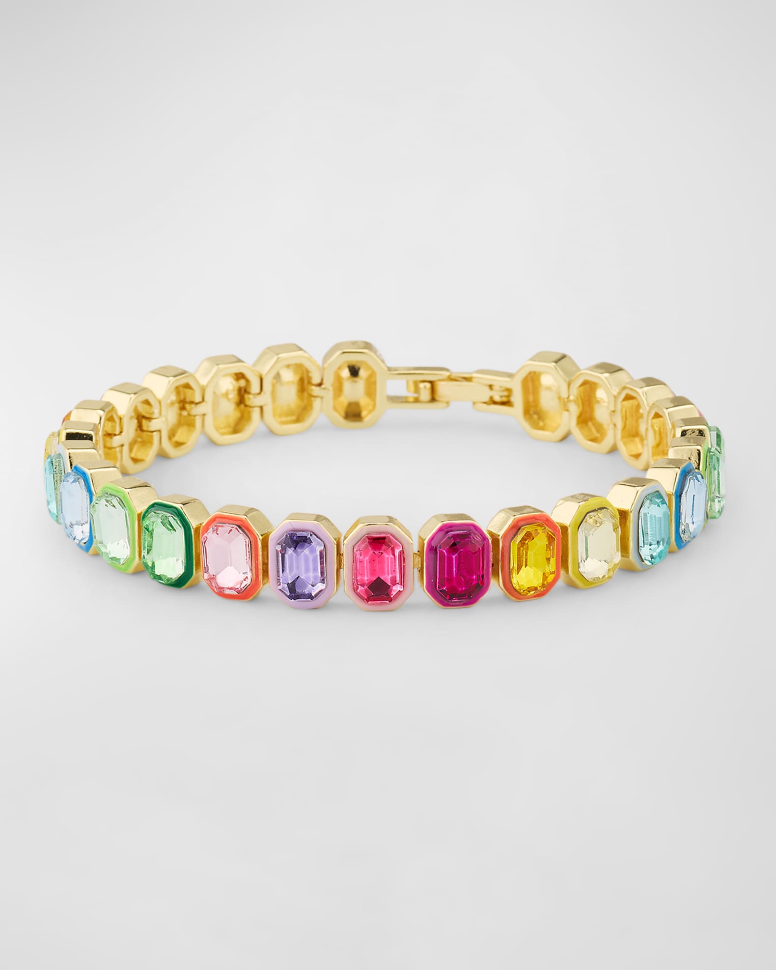 BaubleBar Julie Rainbow Crystal Tennis Bracelet | Neiman Marcus
