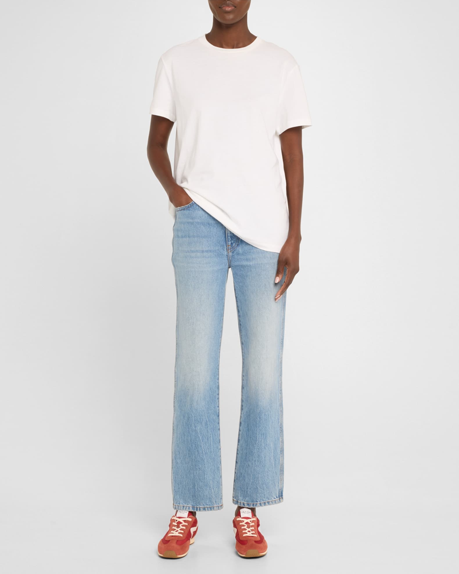 Rag & Bone Retro Mixed Leather Runner Sneakers | Neiman Marcus