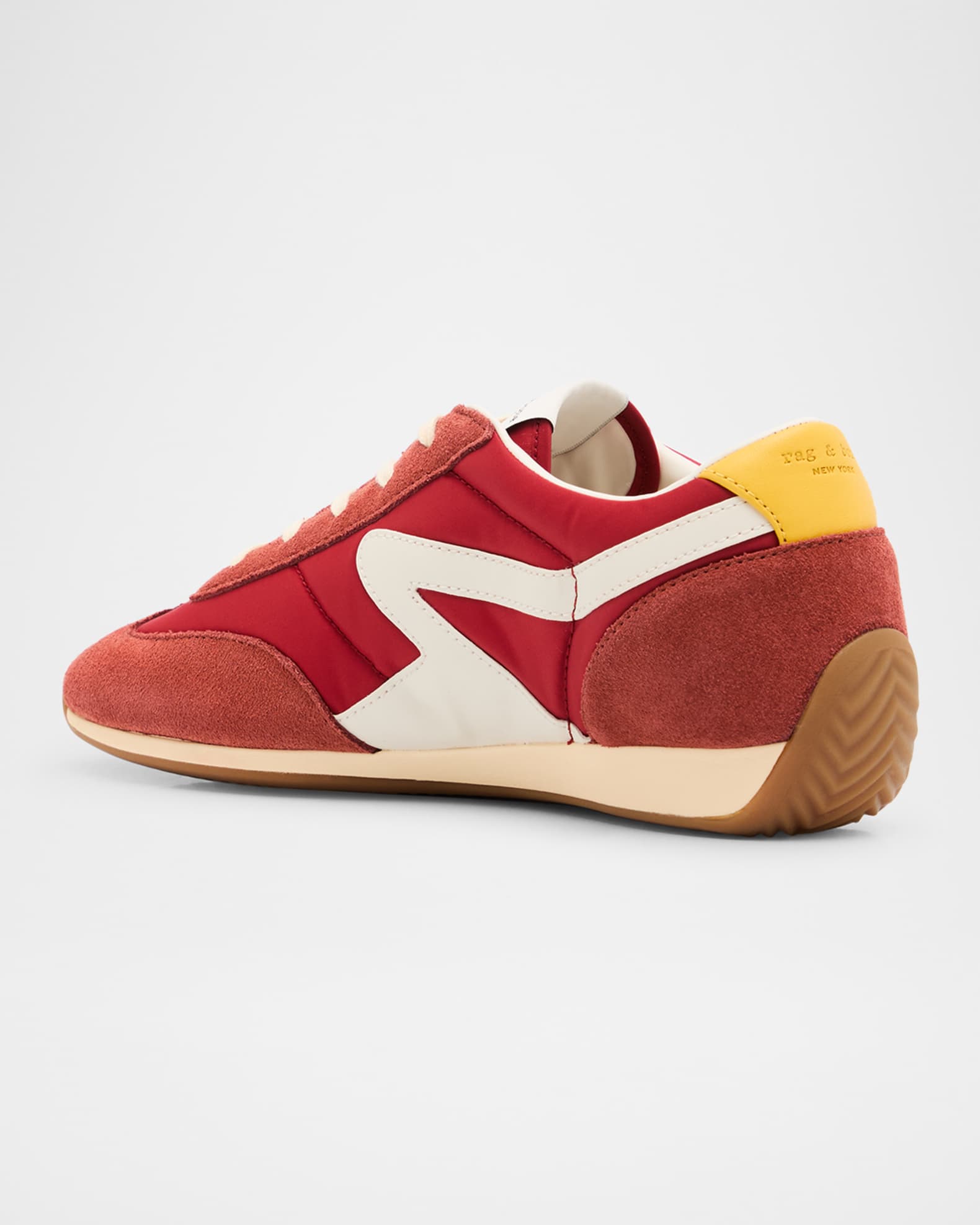 Rag & Bone Retro Mixed Leather Runner Sneakers | Neiman Marcus