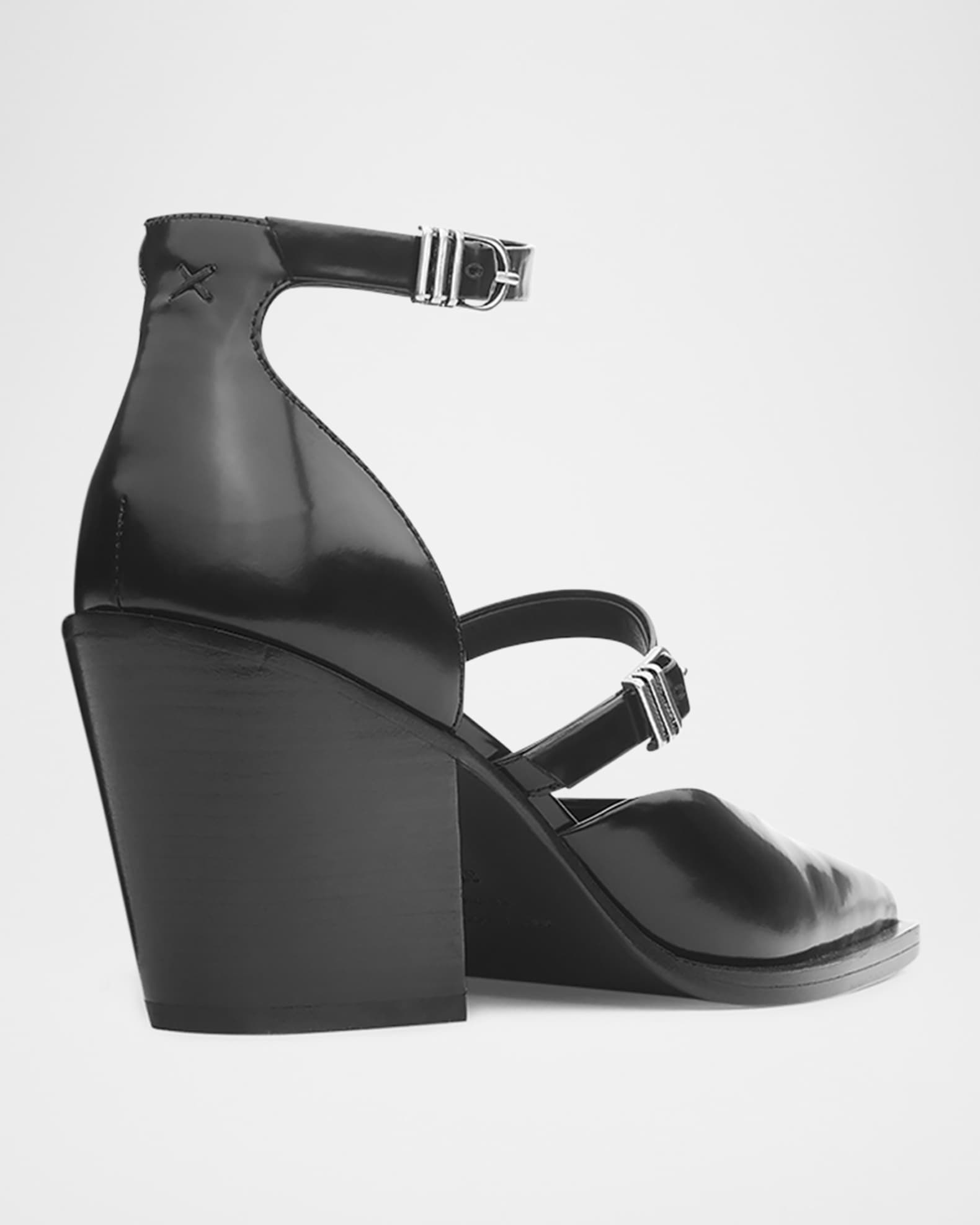 Rag & Bone Joni Leather Mary Jane Pumps | Neiman Marcus