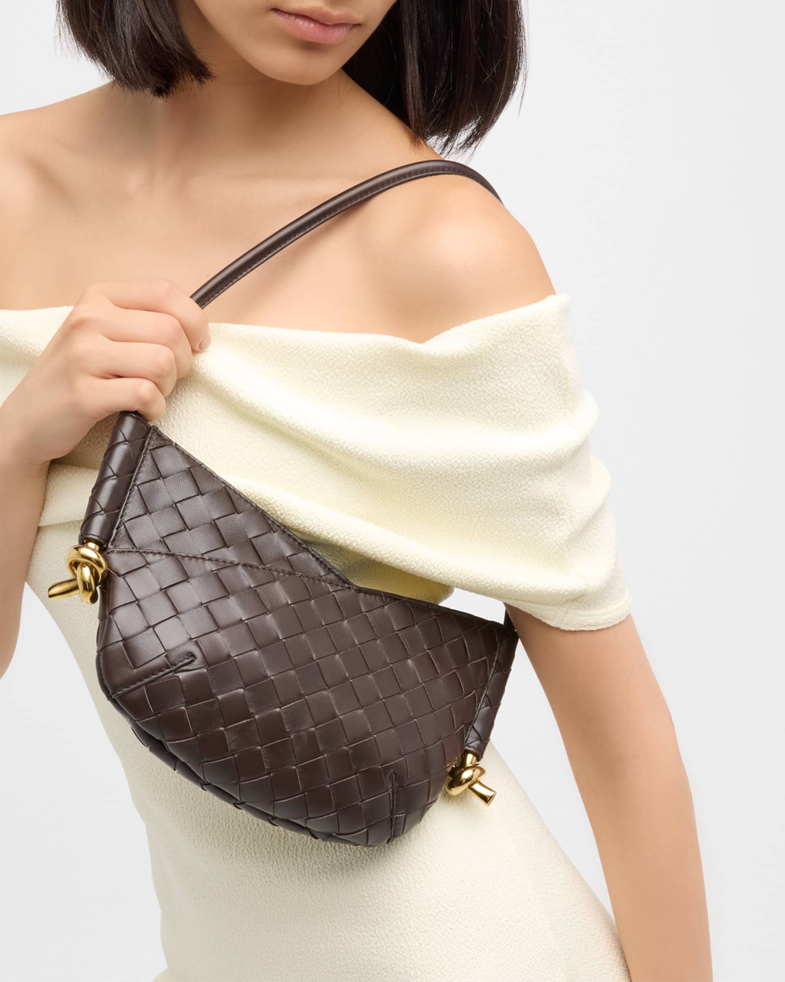 Bottega Veneta Mini Solstice Hobo Bag | Neiman Marcus