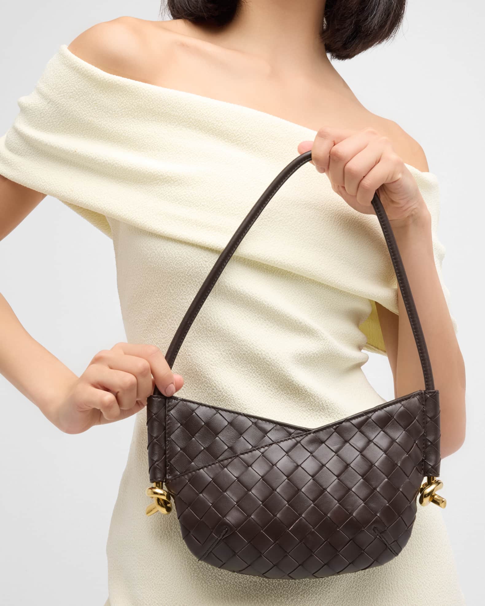 Bottega Veneta Mini Solstice Hobo Bag | Neiman Marcus