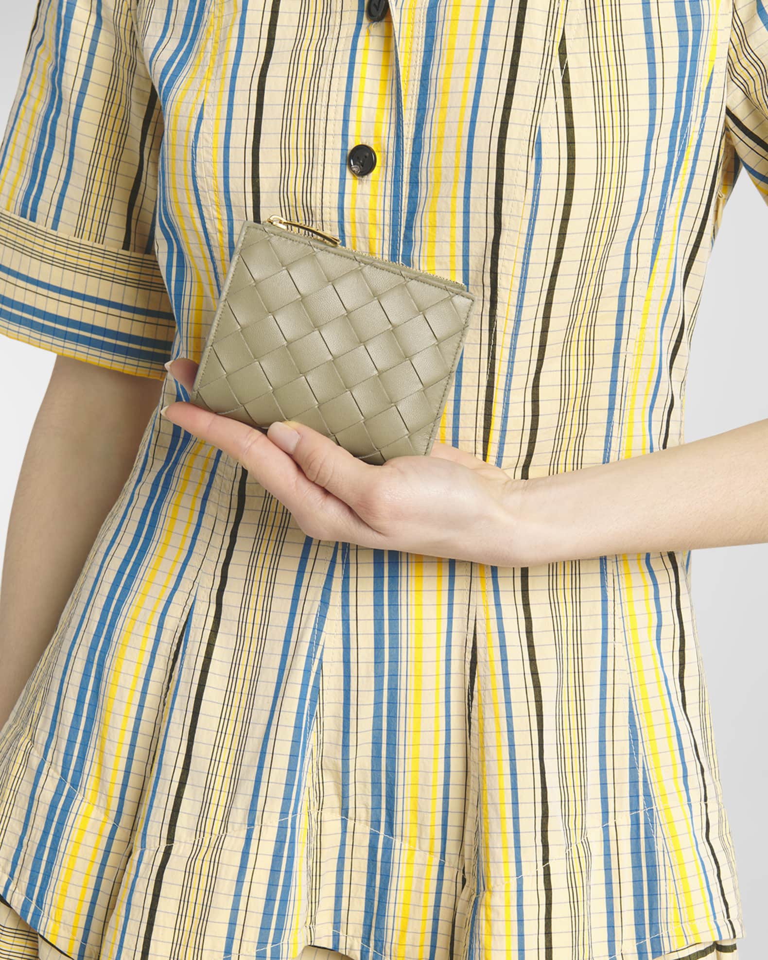 Bottega Veneta Small Bifold Leather Wallet | Neiman Marcus