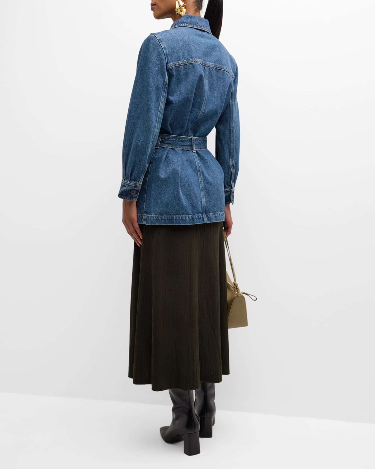 FRAME Denim Safari Jacket | Neiman Marcus