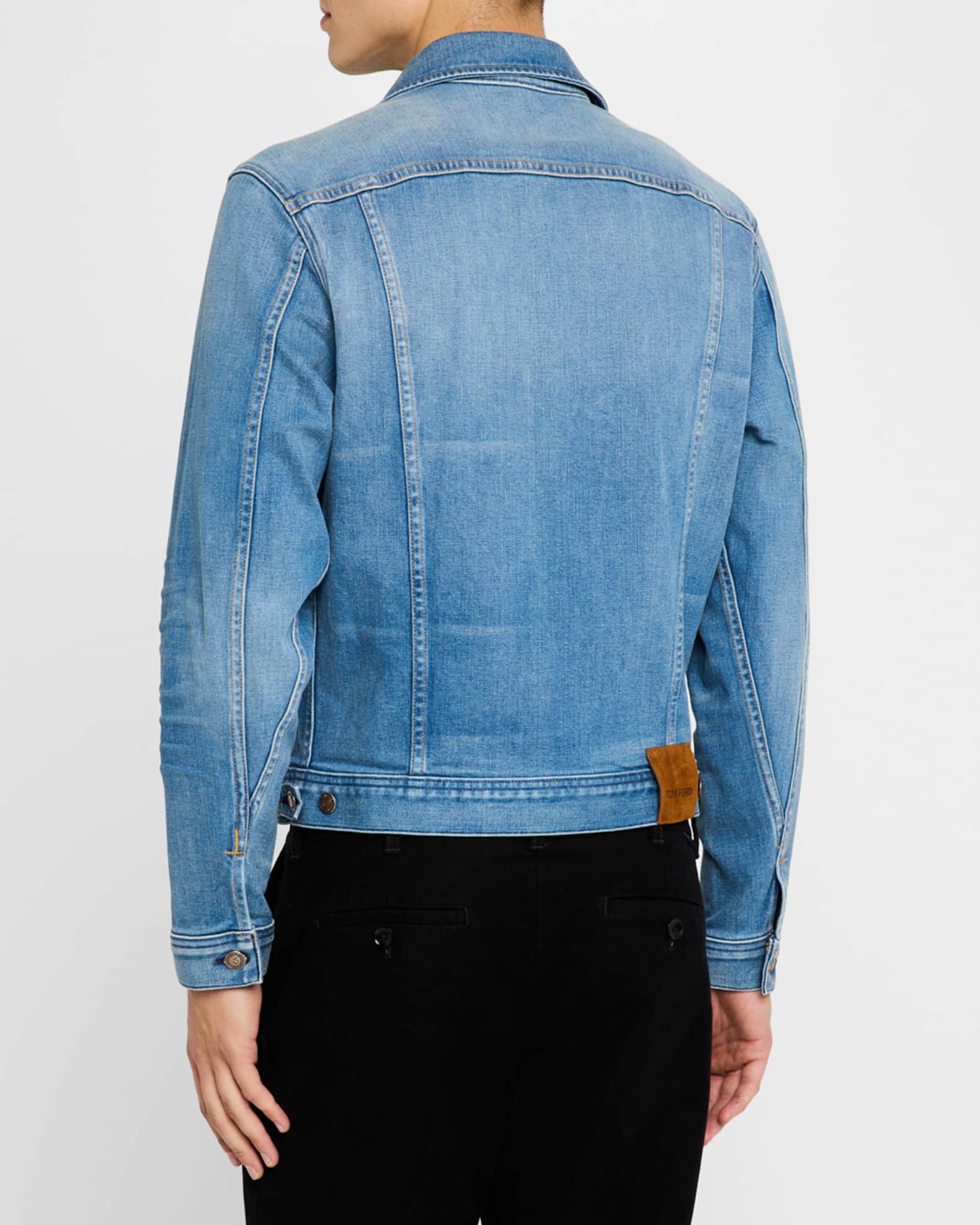 TOM FORD Men's Icon Denim Jacket | Neiman Marcus