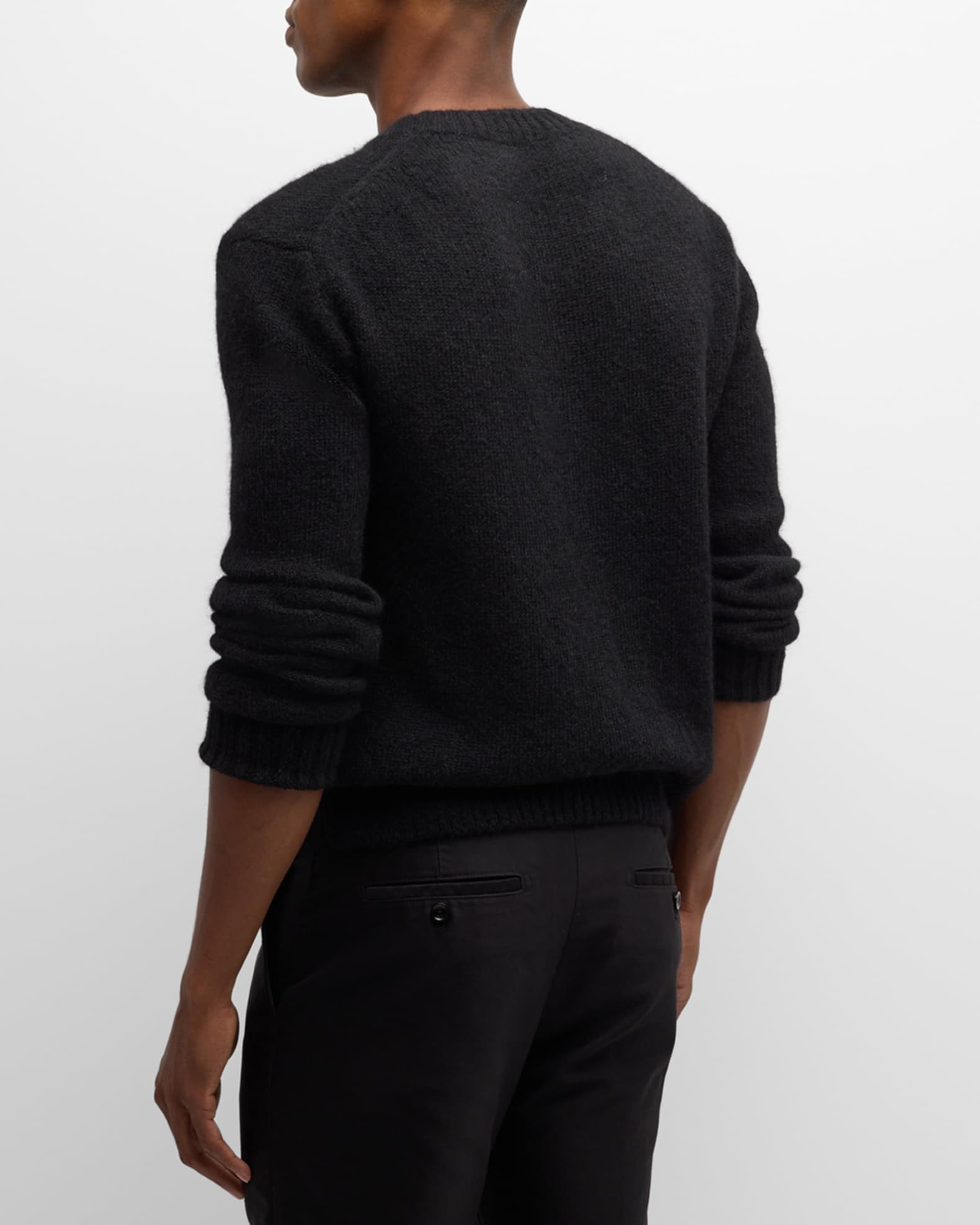 Men's Wool Crewneck Sweater | Neiman Marcus