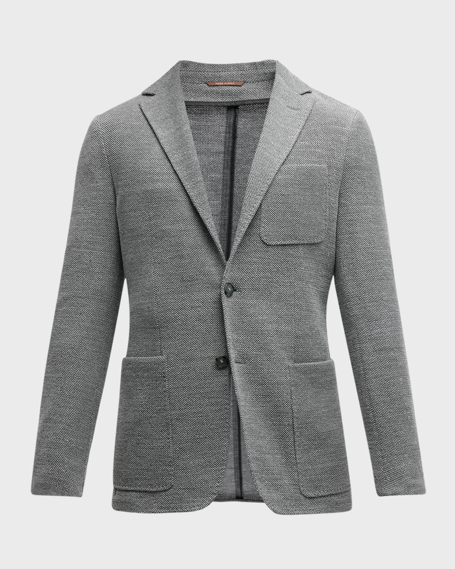 Canali Men's Textured Jacket | Neiman Marcus