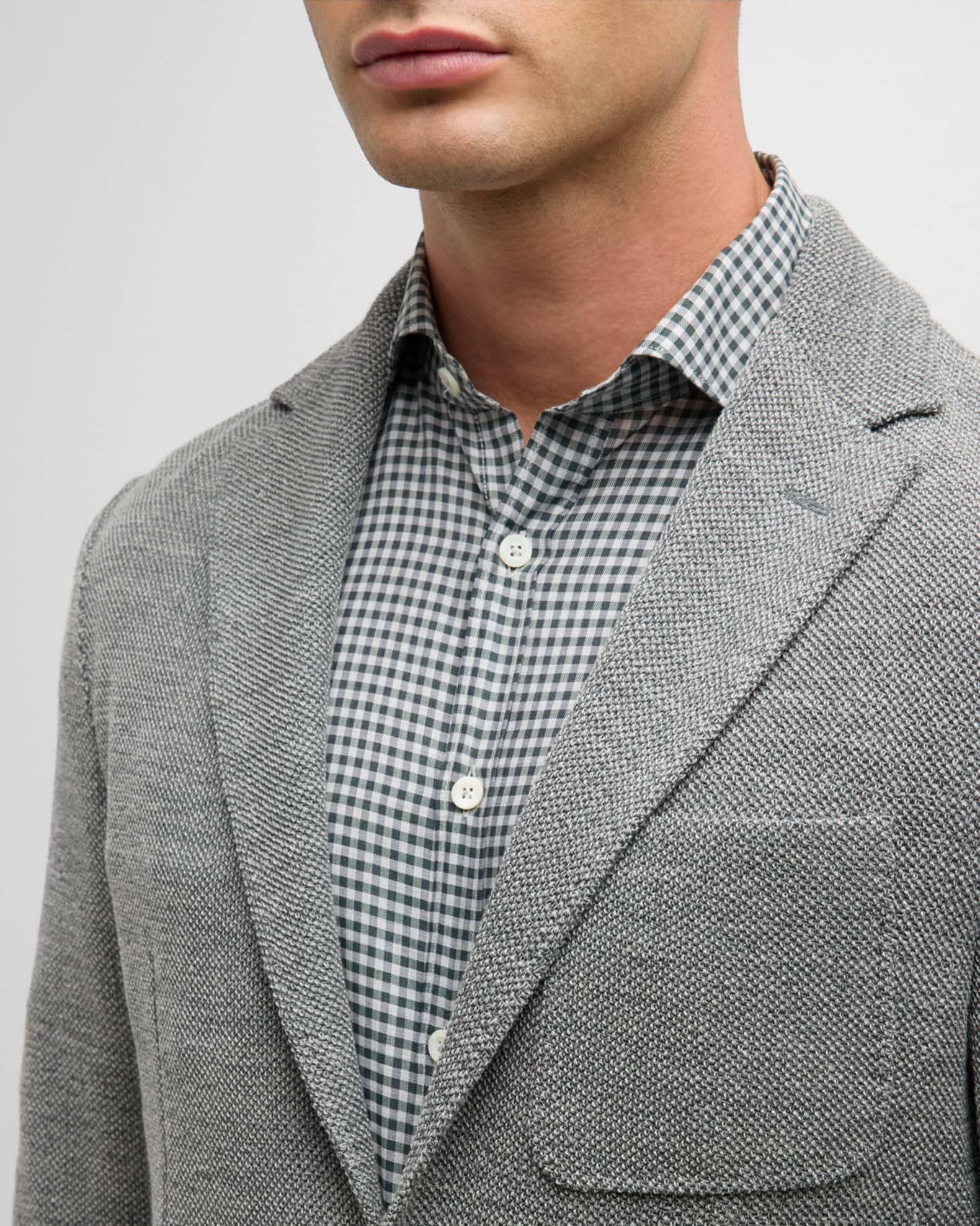 Canali Men's Textured Jacket | Neiman Marcus
