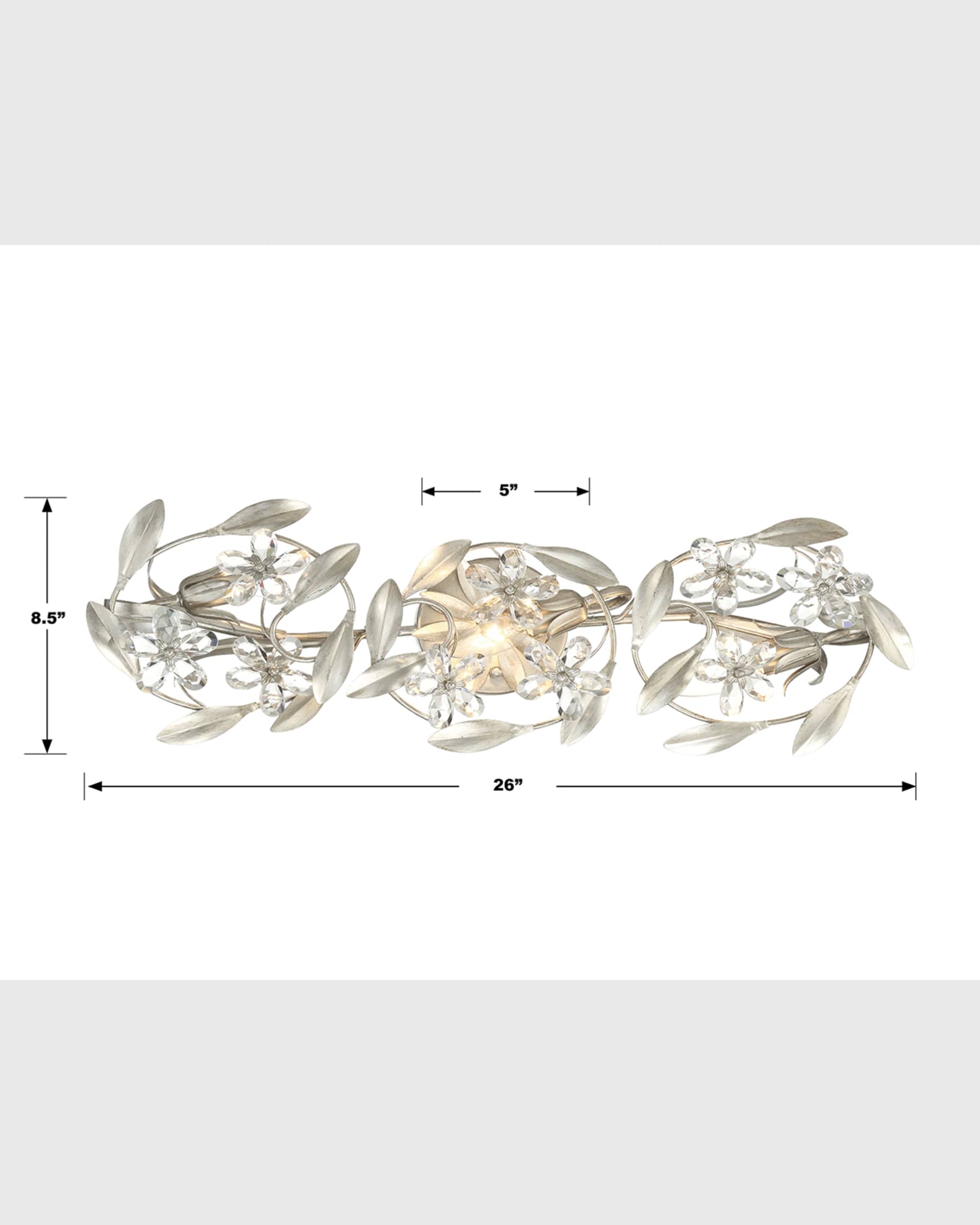 Crystorama Marselle 3-Light Sconce | Neiman Marcus