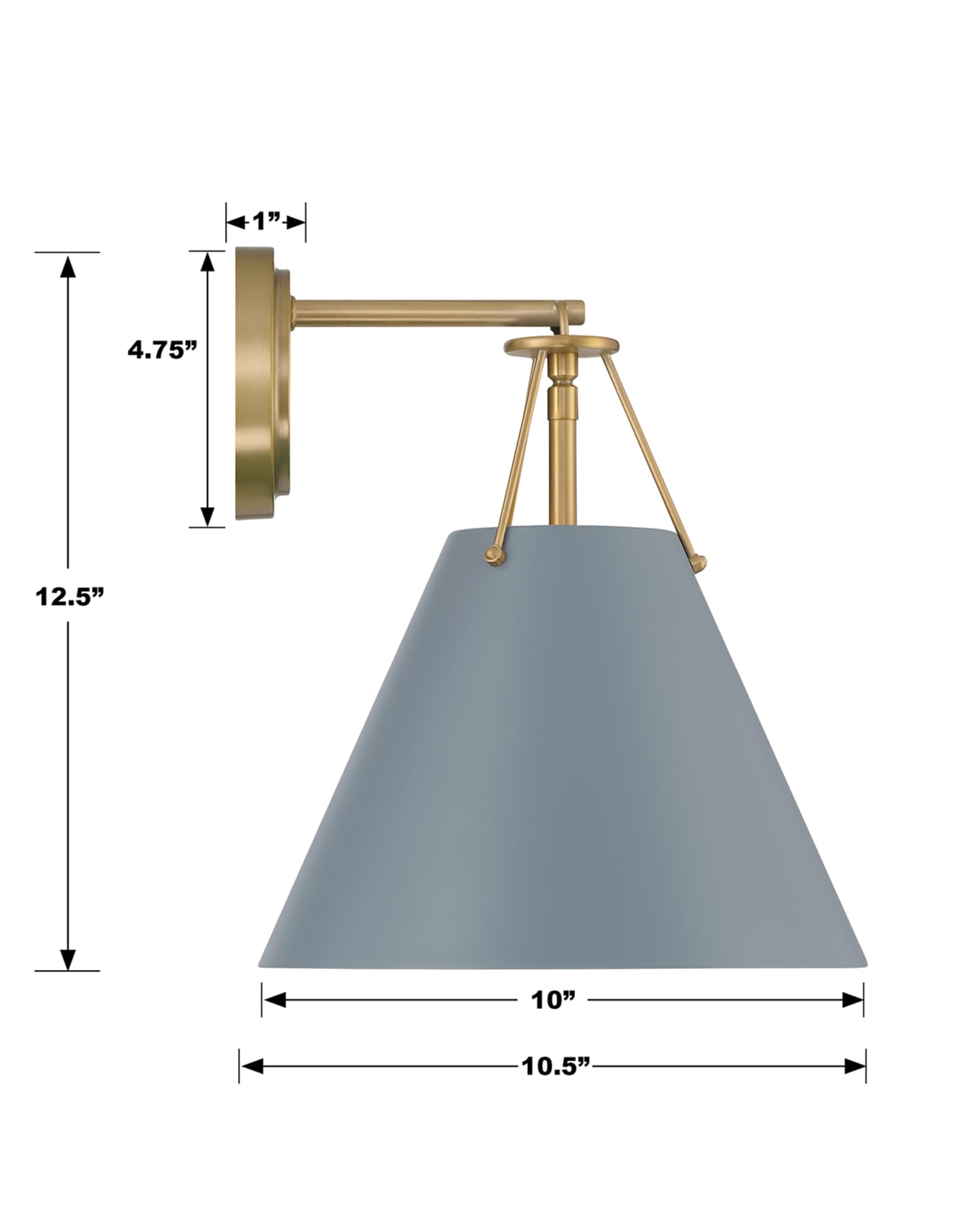 Crystorama Xavier 1-Light Task Sconce | Neiman Marcus