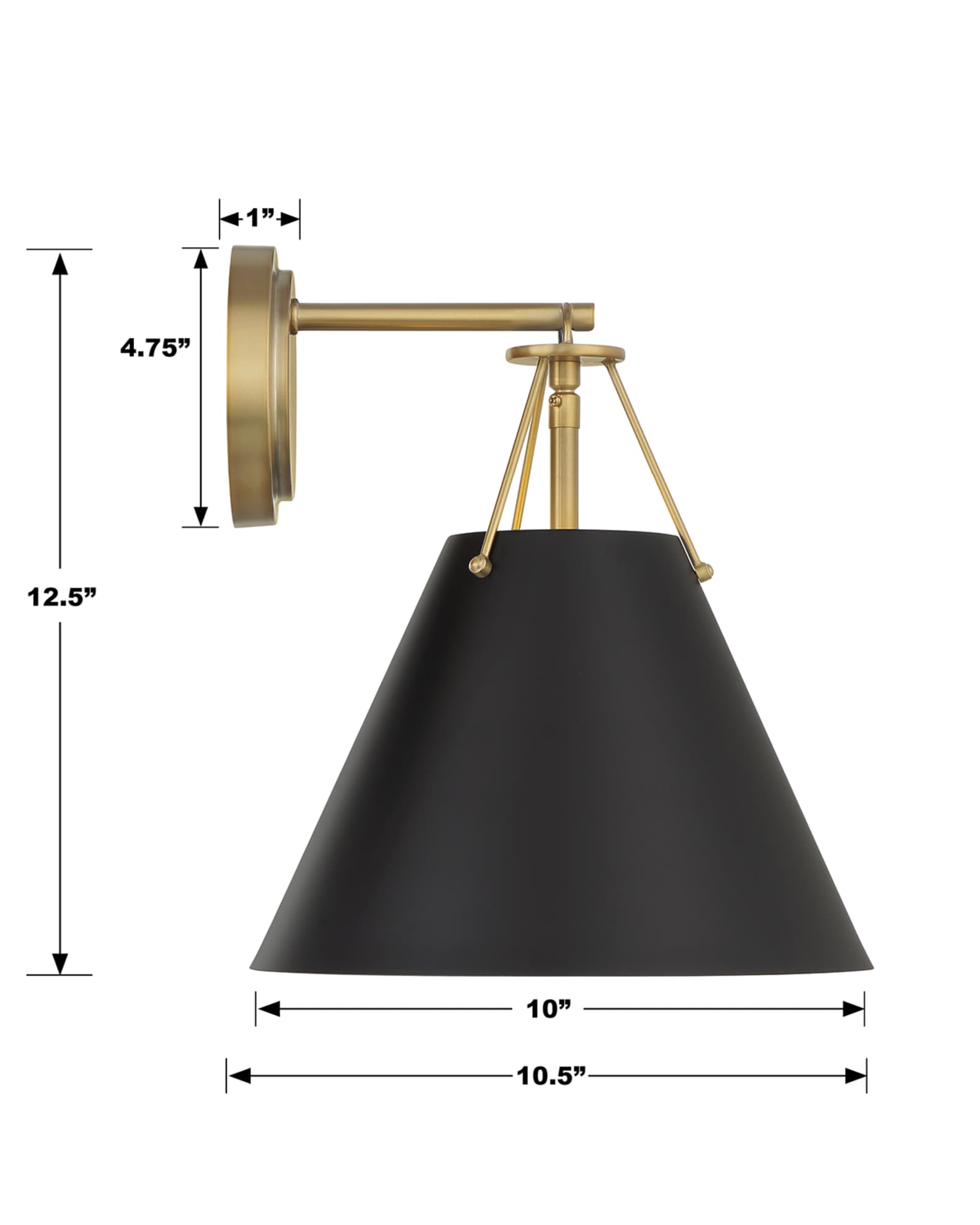Crystorama Xavier 1-Light Task Sconce | Neiman Marcus