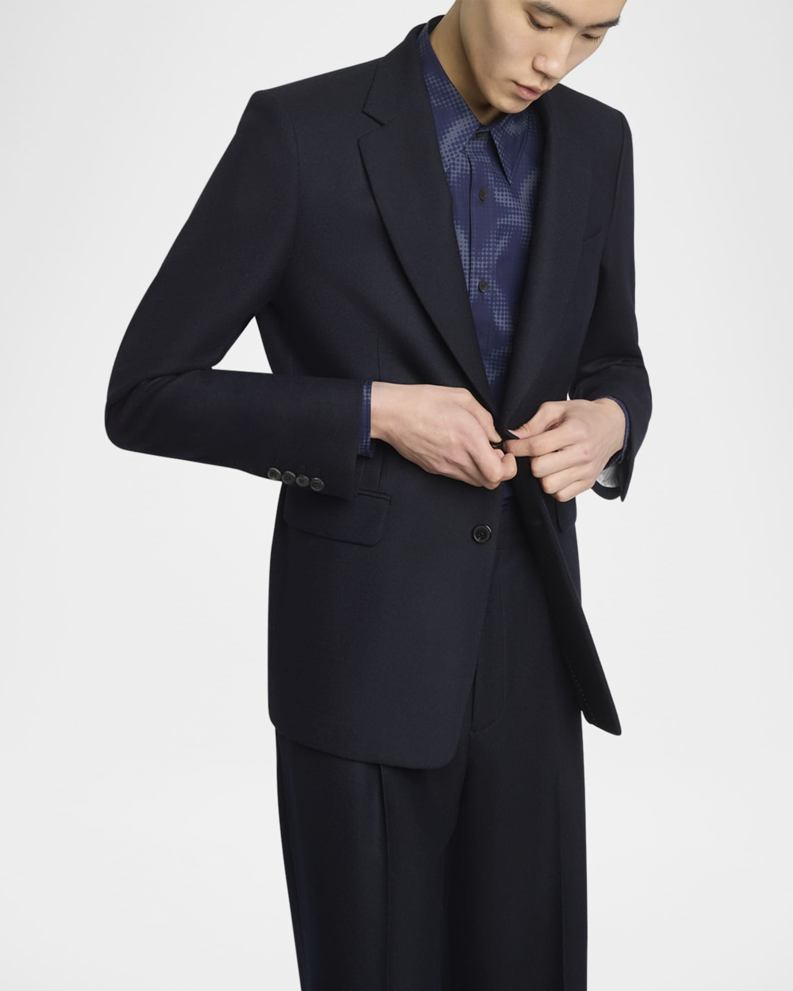 Dries Van Noten Men's Blaine Wool Sport Coat | Neiman Marcus