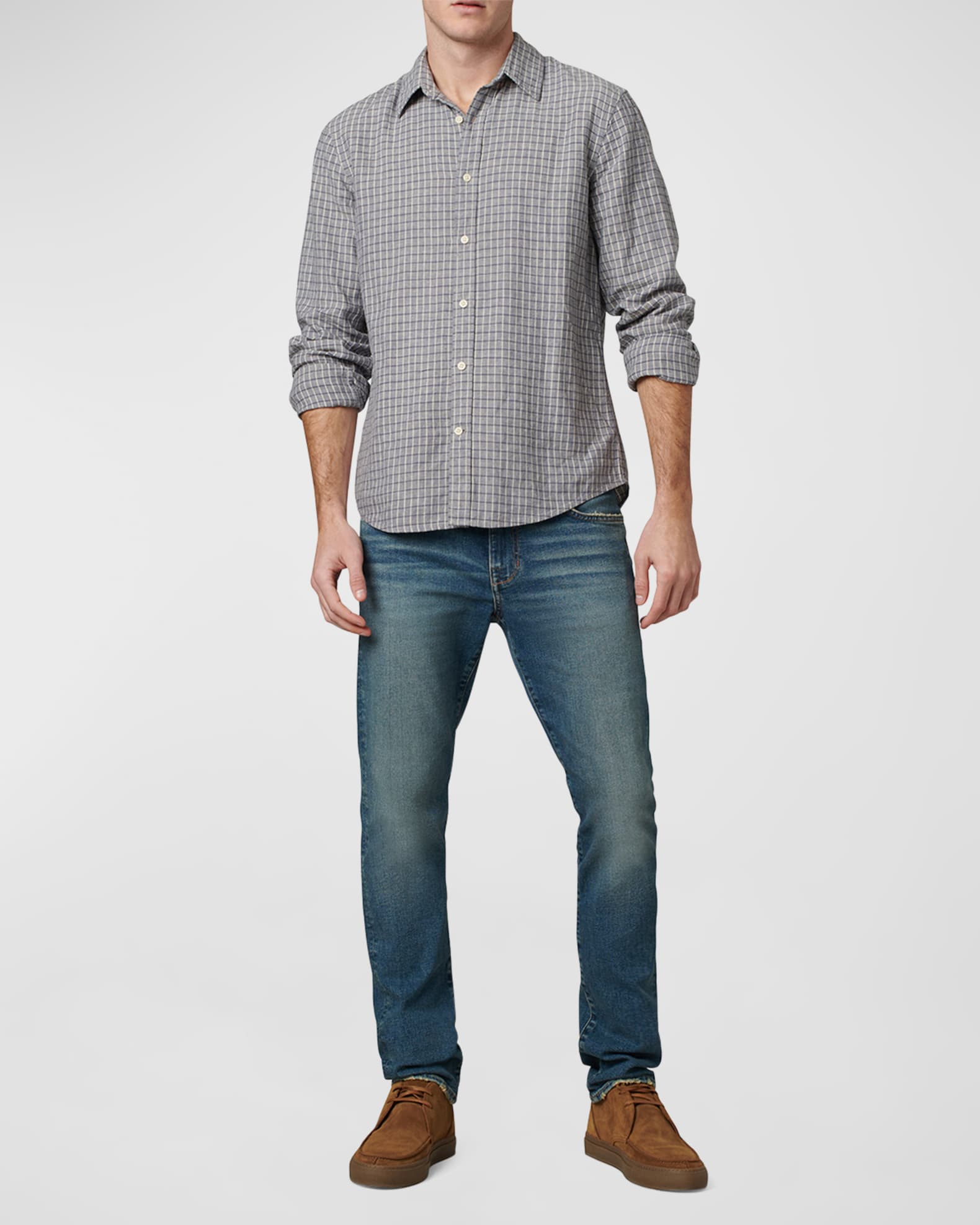Joe's Jeans Men's Oliver Linen Casual Button-Down Shirt | Neiman Marcus