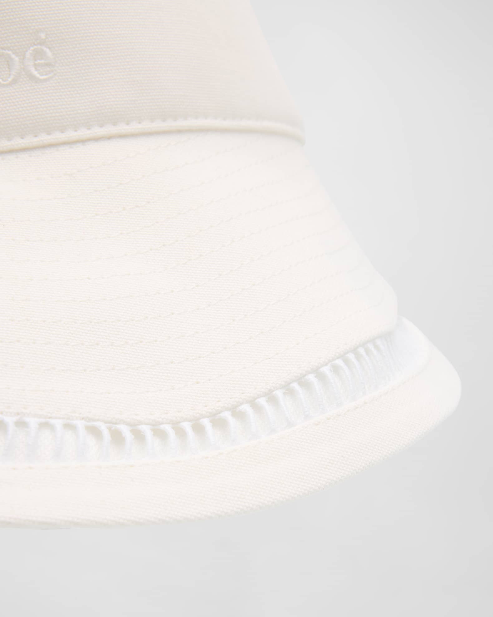 Chloe x High Summer Logo Embroidered Bucket Hat | Neiman Marcus