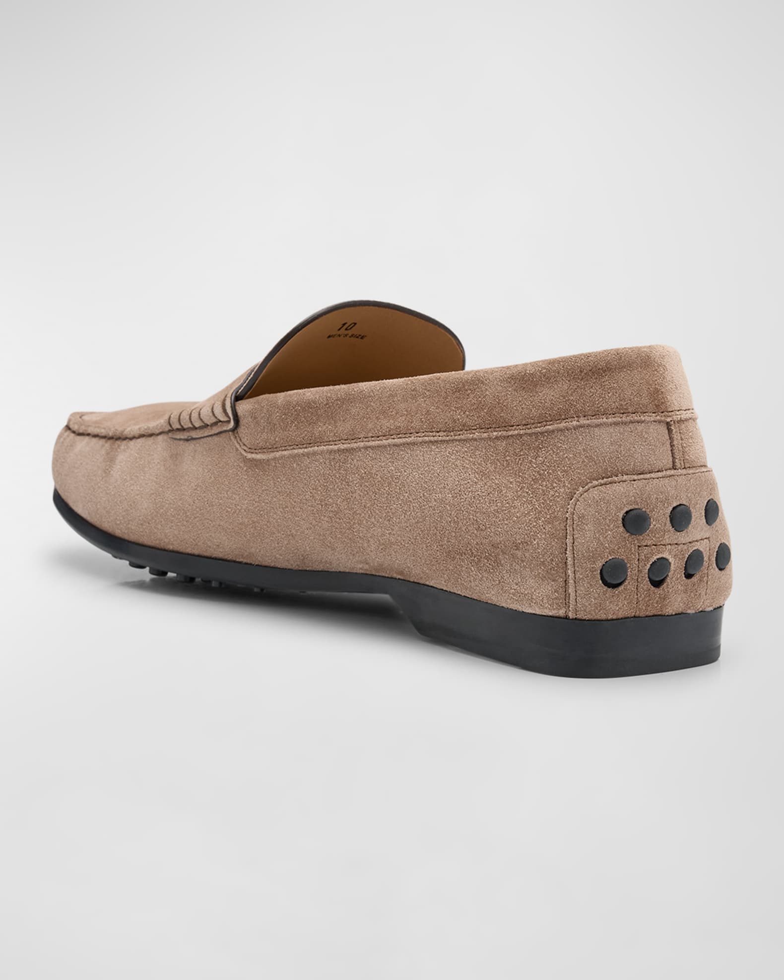 Tod's Men's Suede Penny Loafers | Neiman Marcus