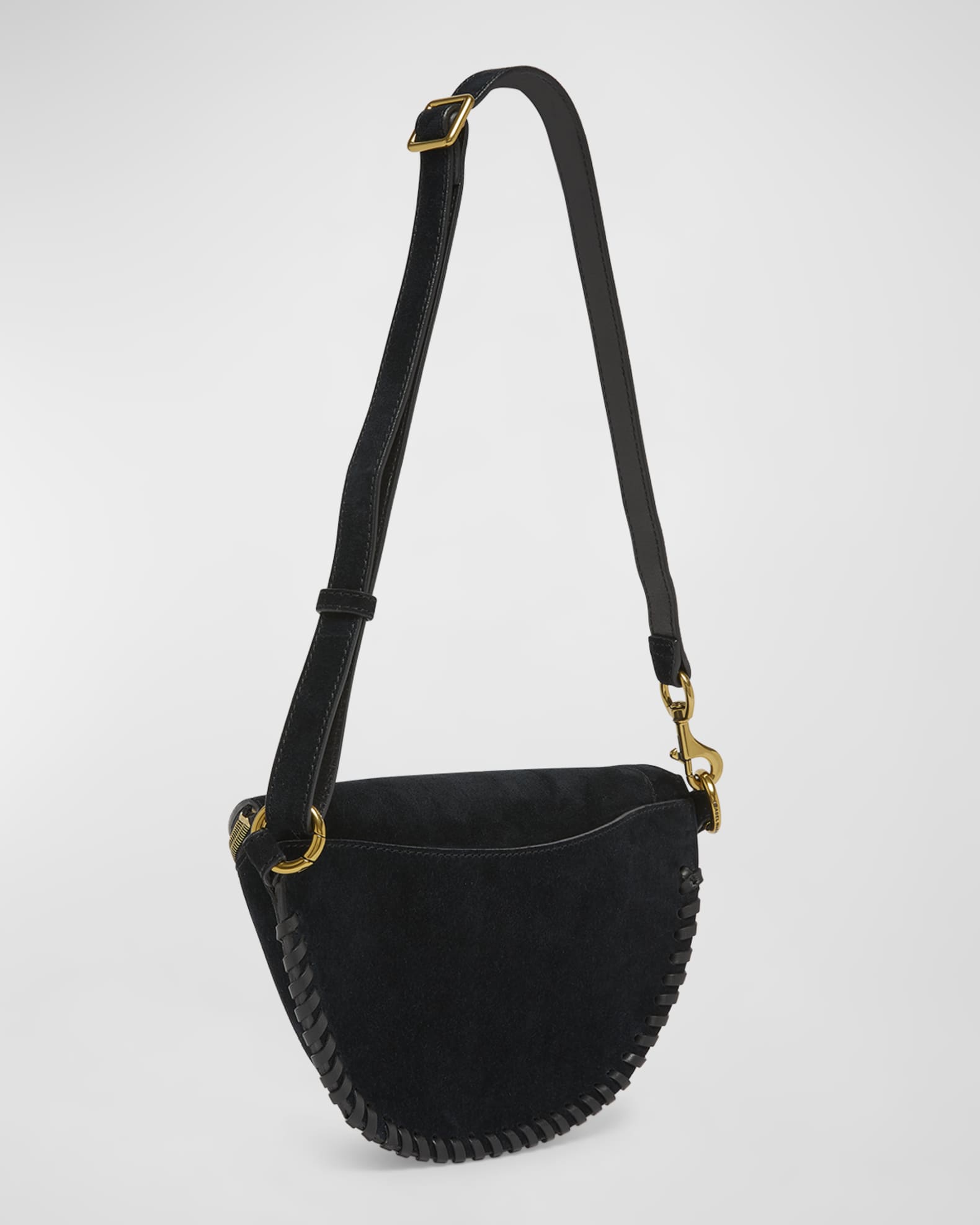Isabel Marant Skano Braided Suede Belt Bag | Neiman Marcus