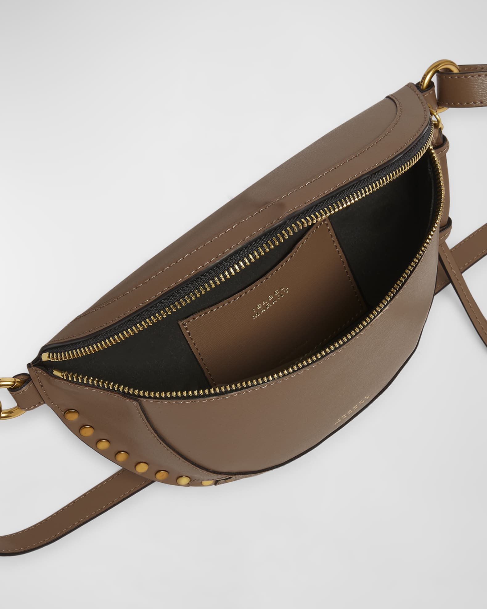Isabel Marant Skano Zip Calf Leather Belt Bag | Neiman Marcus