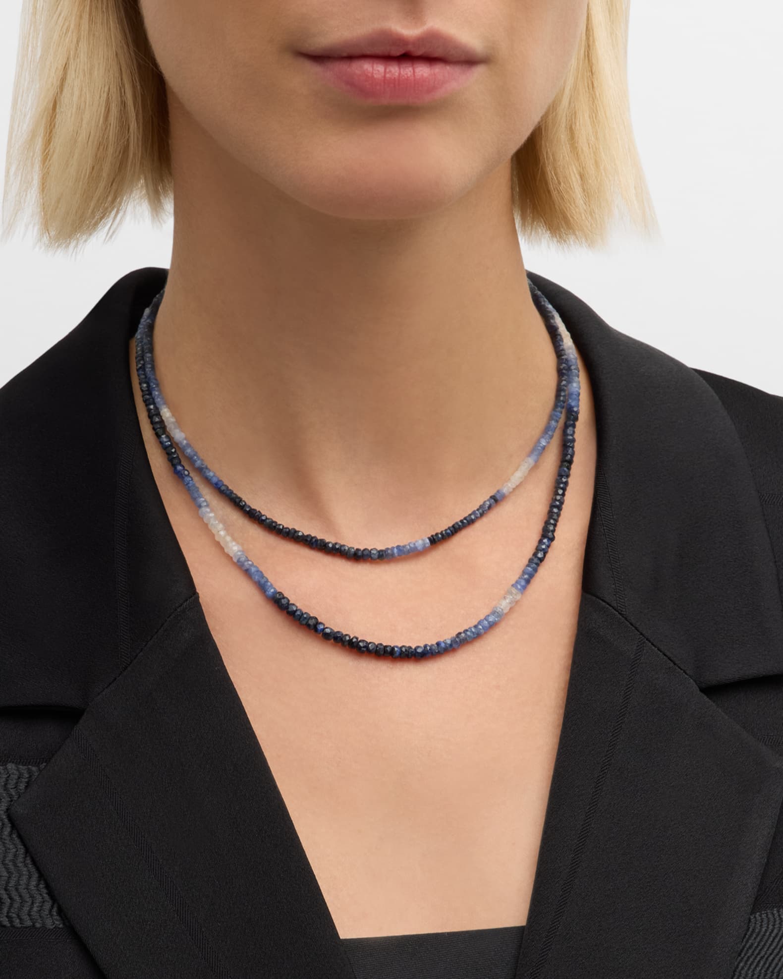 JIA JIA Ombre Blue Sapphire Double-Strand Necklace | Neiman Marcus