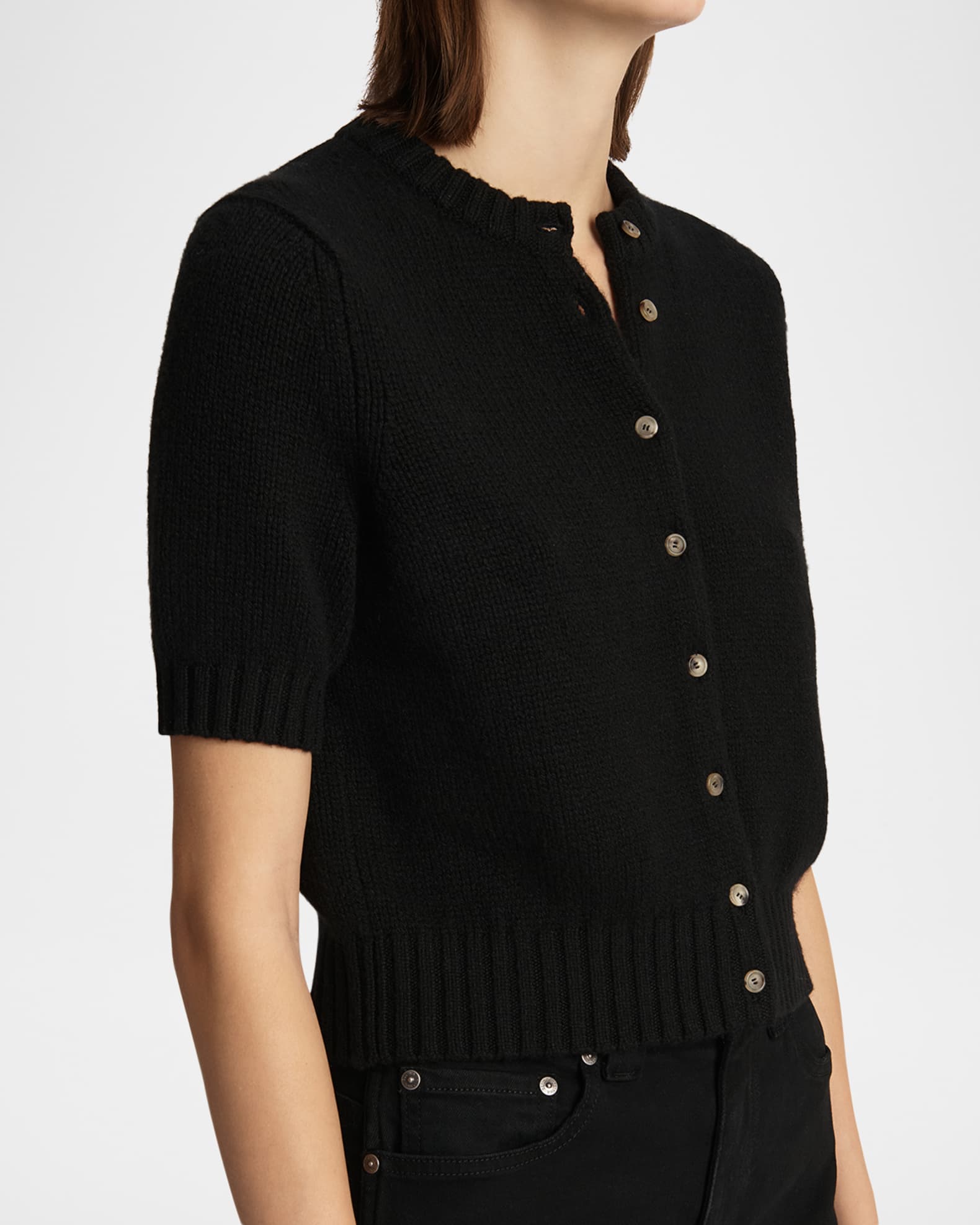 Khaite Nora Cashmere Knit Cardigan | Neiman Marcus