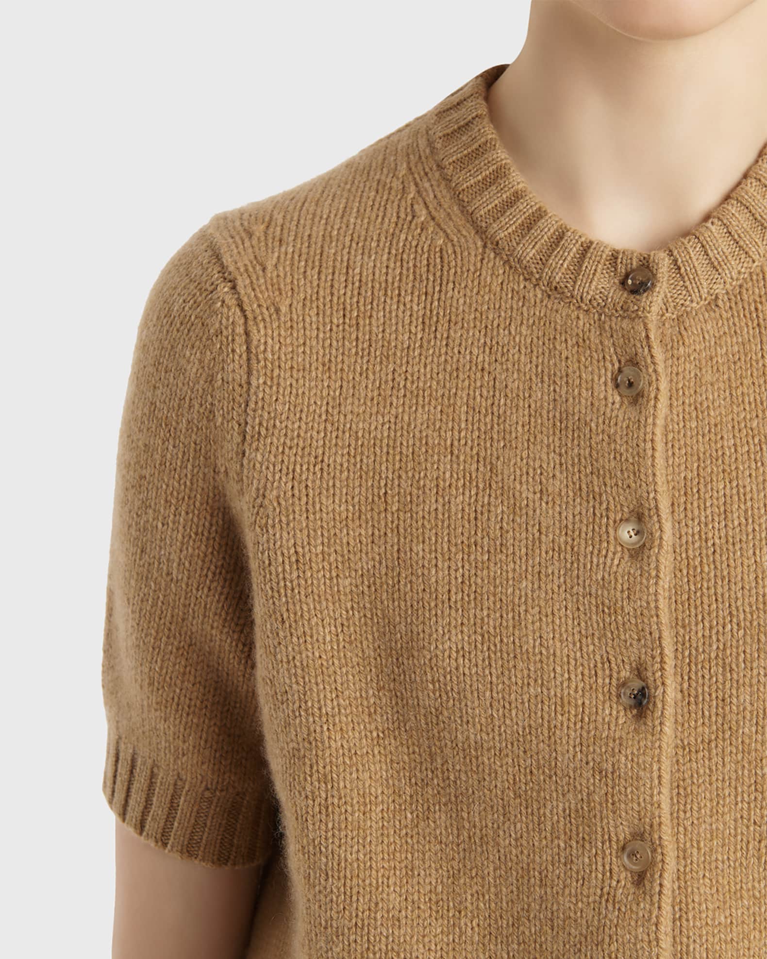 Khaite Nora Cashmere Knit Cardigan | Neiman Marcus