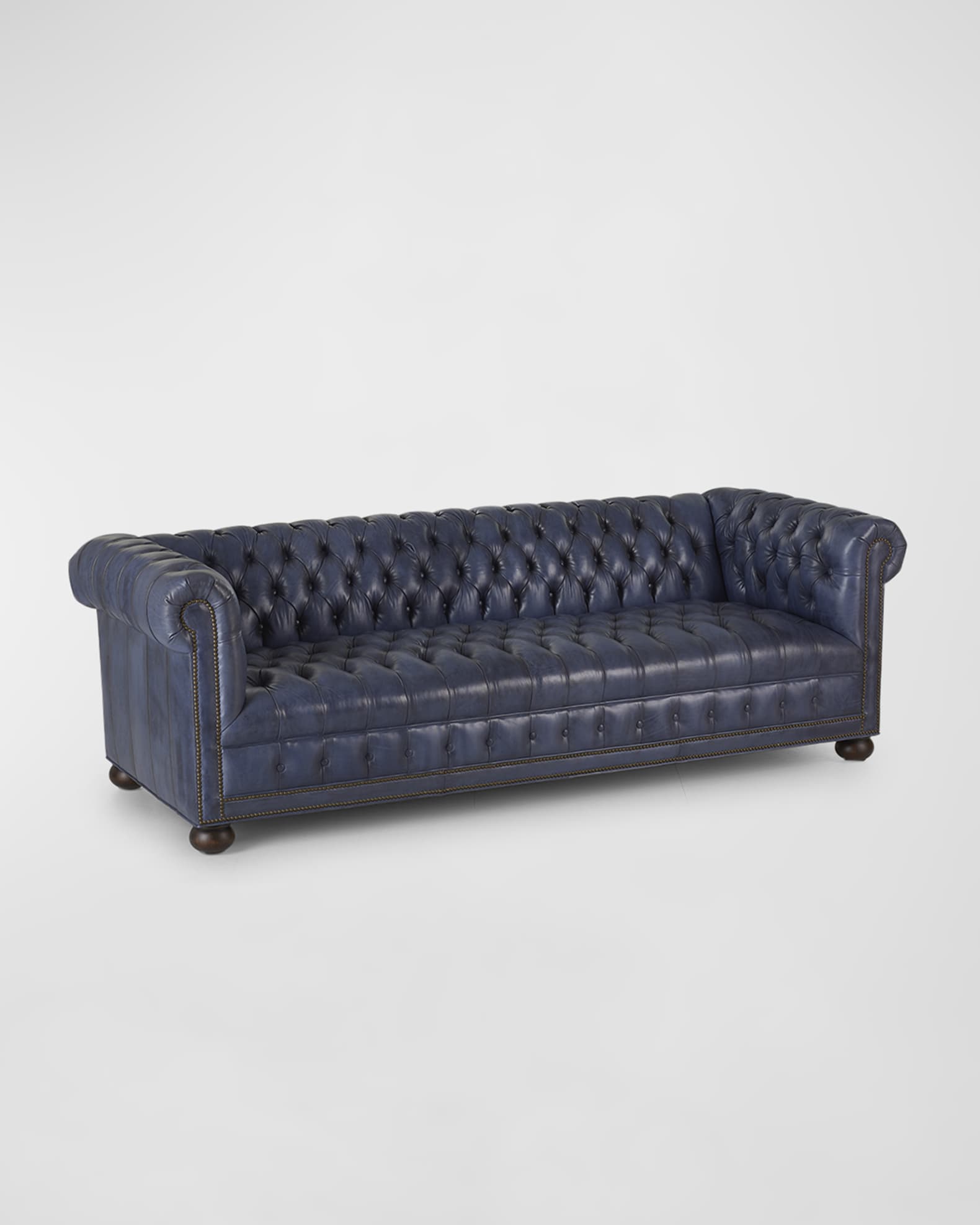 Old Hickory Tannery Esti Leather Tufted Chesterfield Sofa, 93" | Neiman ...