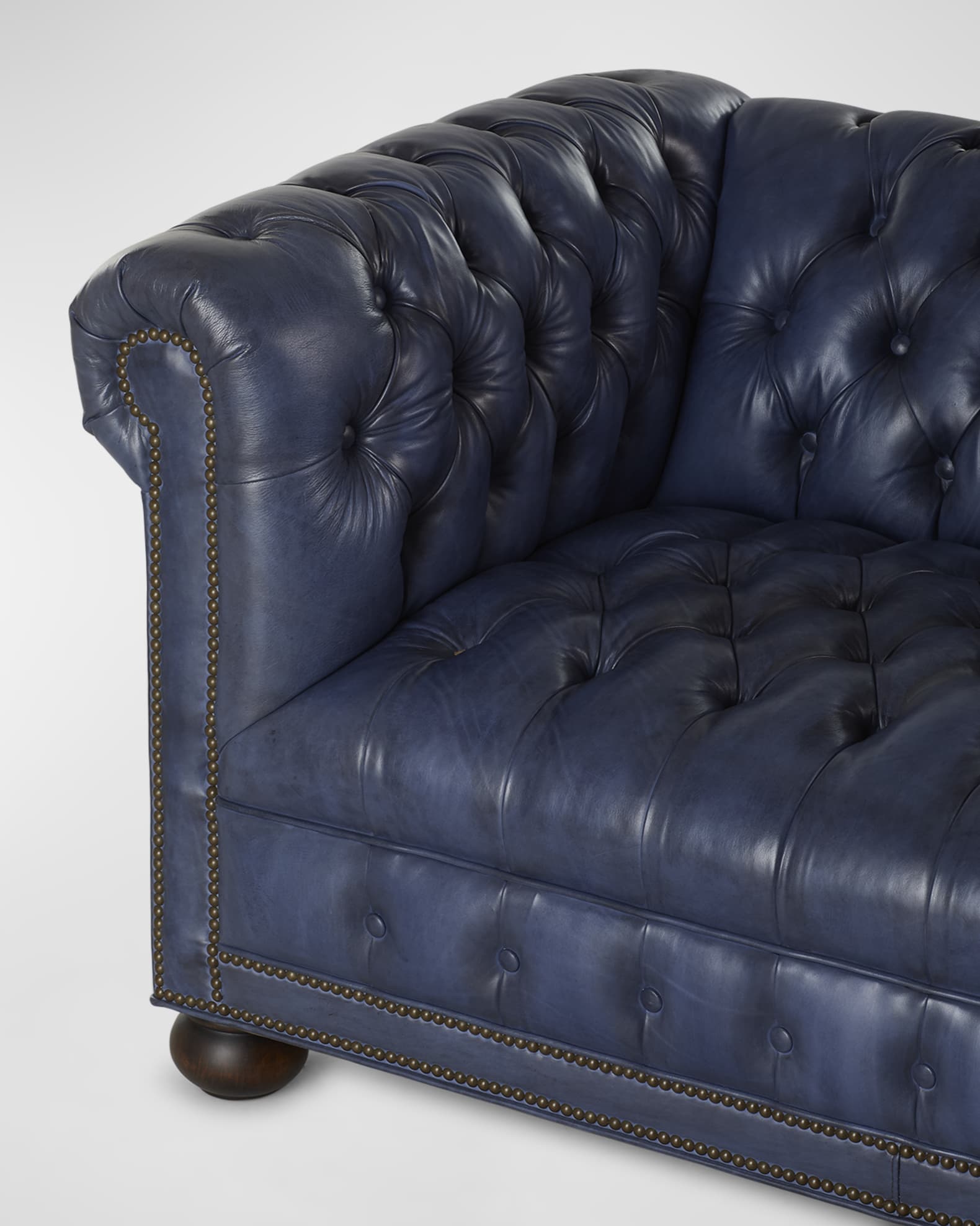 Old Hickory Tannery Esti Leather Tufted Chesterfield Sofa, 93" | Neiman ...