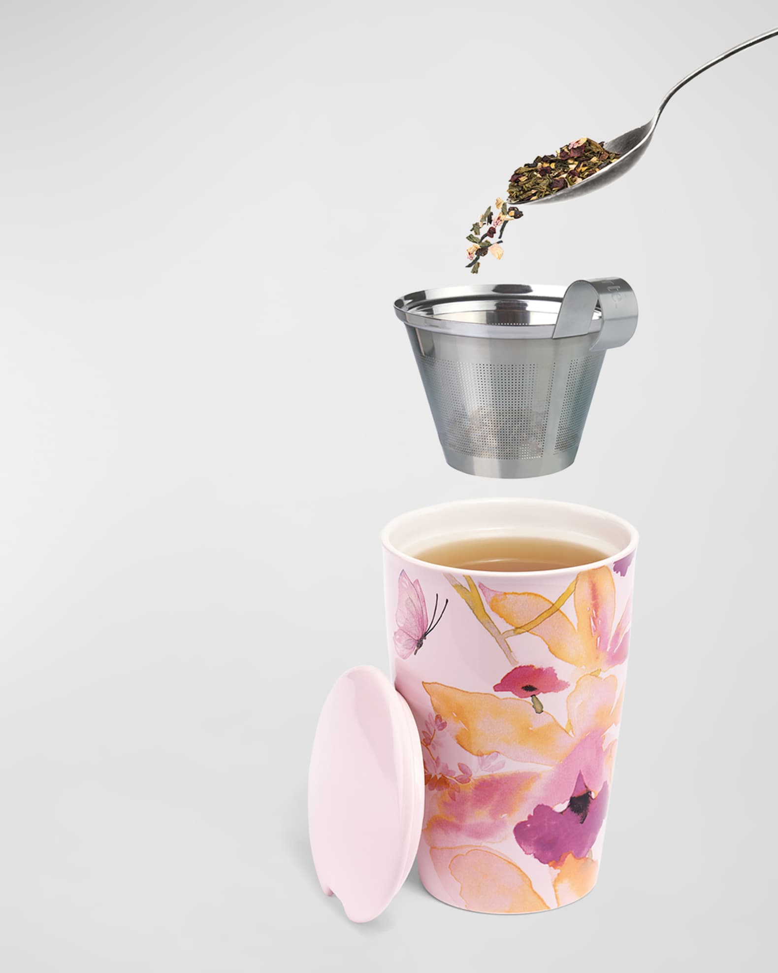 Tea Forte Mariposa Kati Cup & Infuser | Neiman Marcus