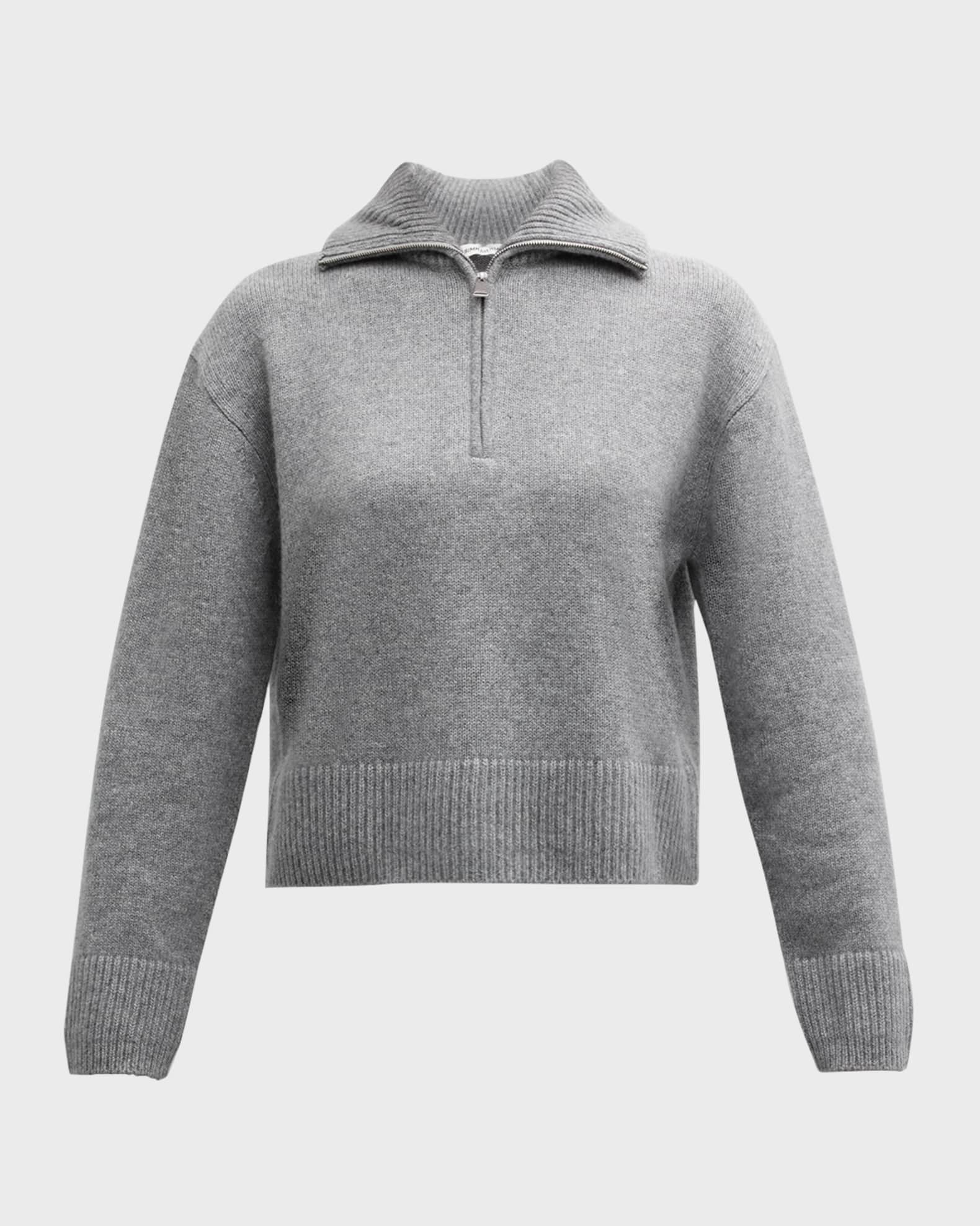SIMKHAI Andes Cashmere Henley Pullover Sweater | Neiman Marcus