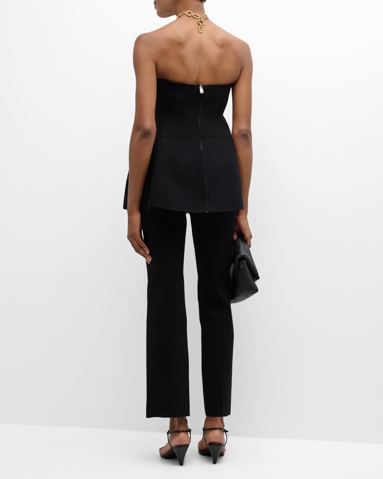 SIMKHAI Ashlon Slim Ankle Pull-On Pants | Neiman Marcus