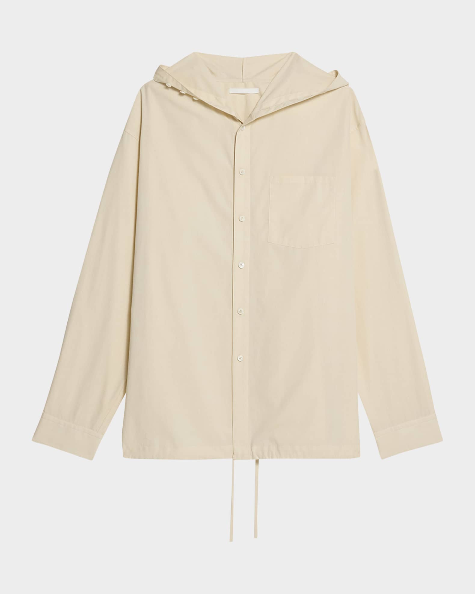 Helmut Lang Men's Cotton Hoodie Shirt | Neiman Marcus
