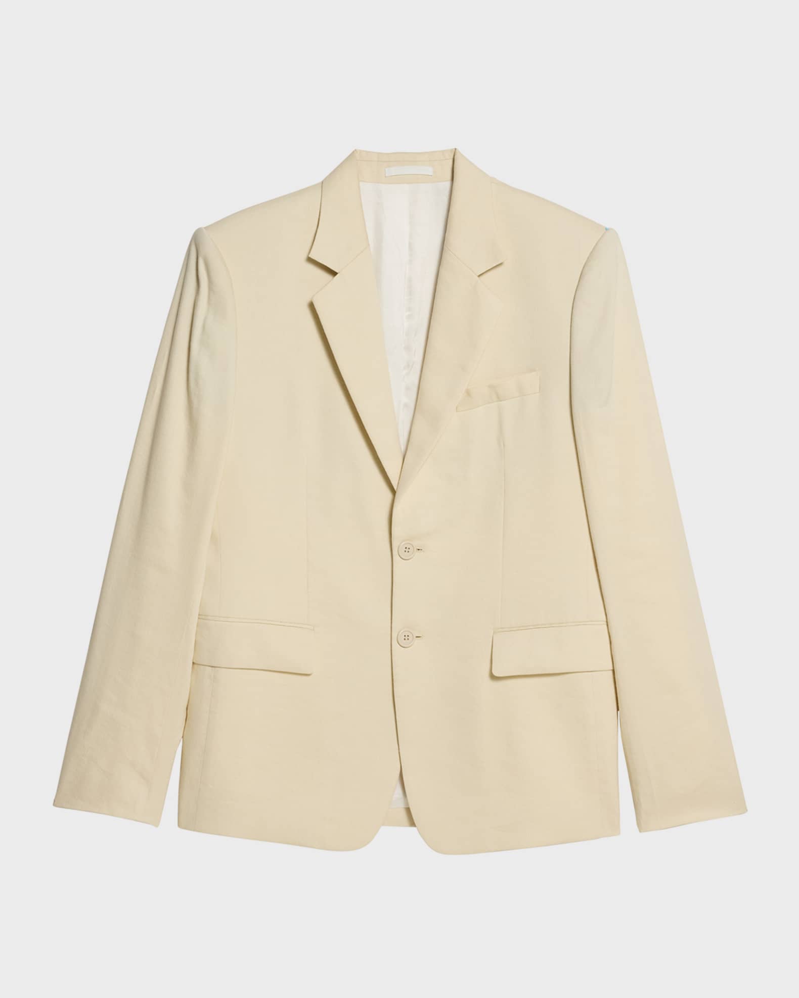 Helmut Lang Men's Classic Linen-Blend Blazer | Neiman Marcus
