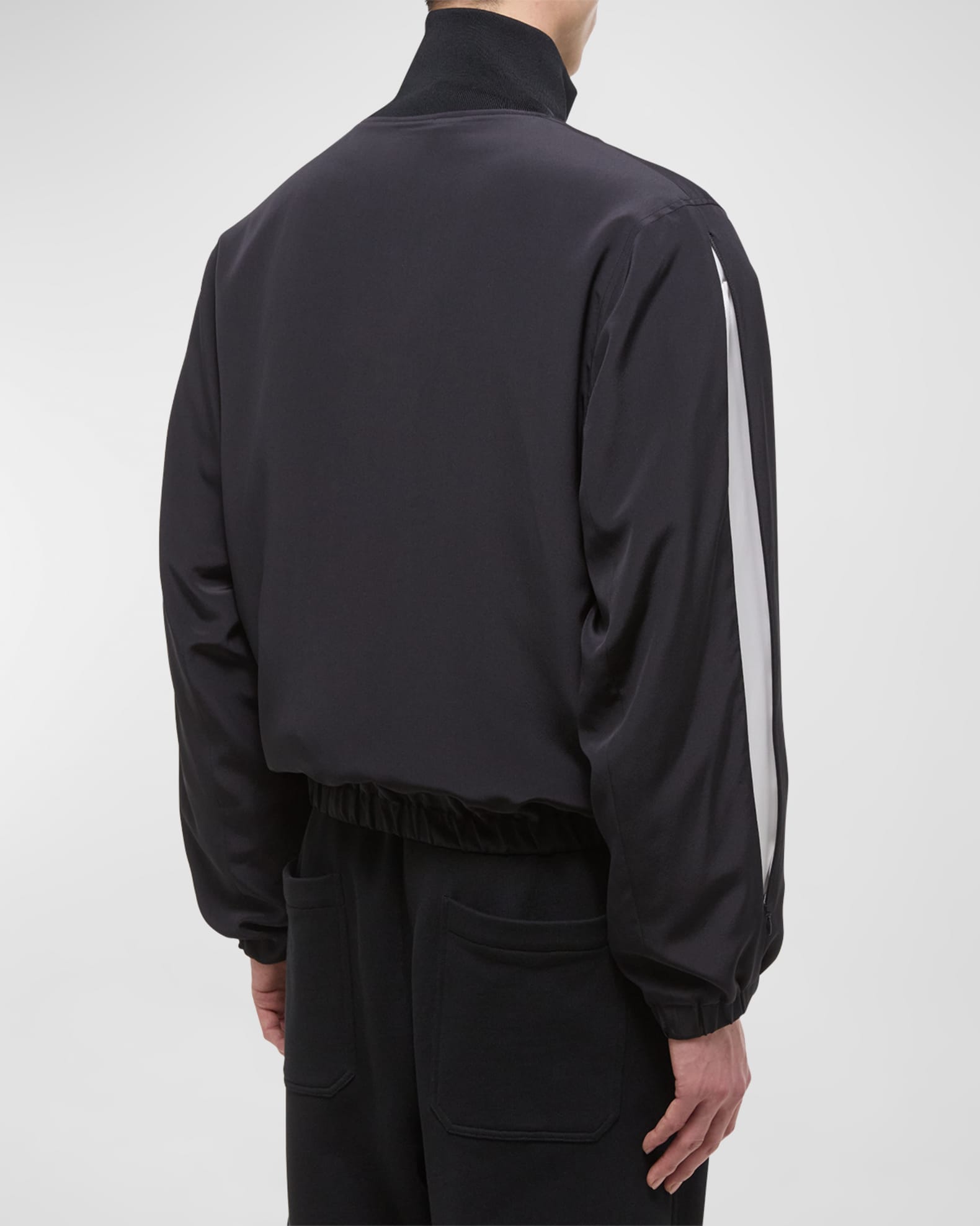 Helmut Lang Men's Zip-Sleeve Bomber Jacket | Neiman Marcus