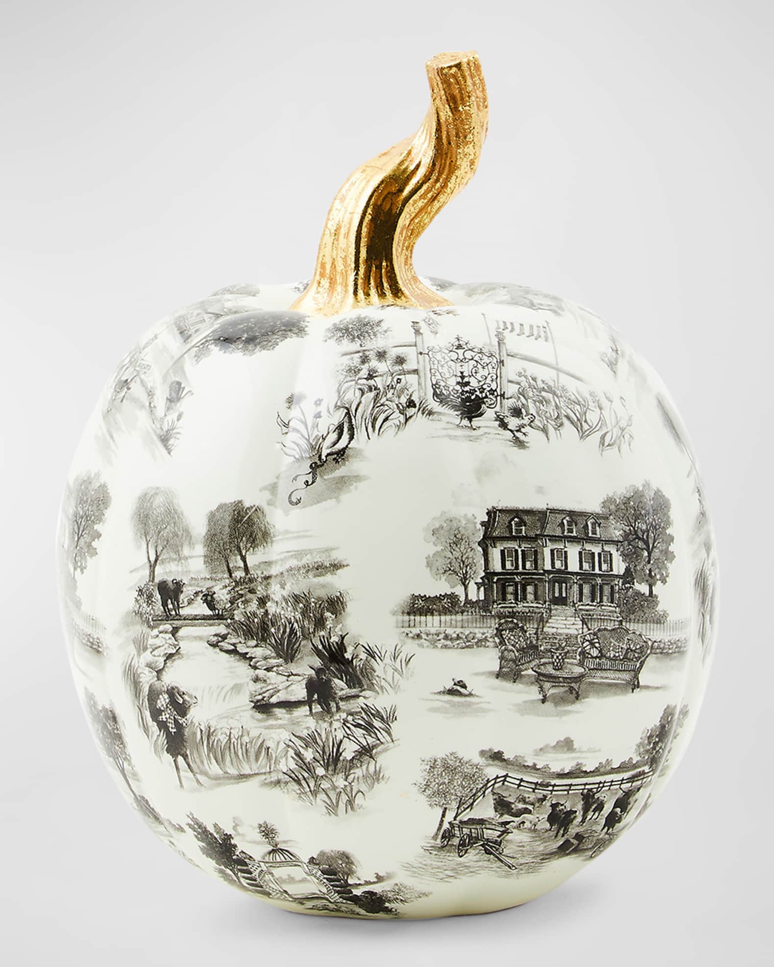Black Toile Pumpkin Collection | Neiman Marcus