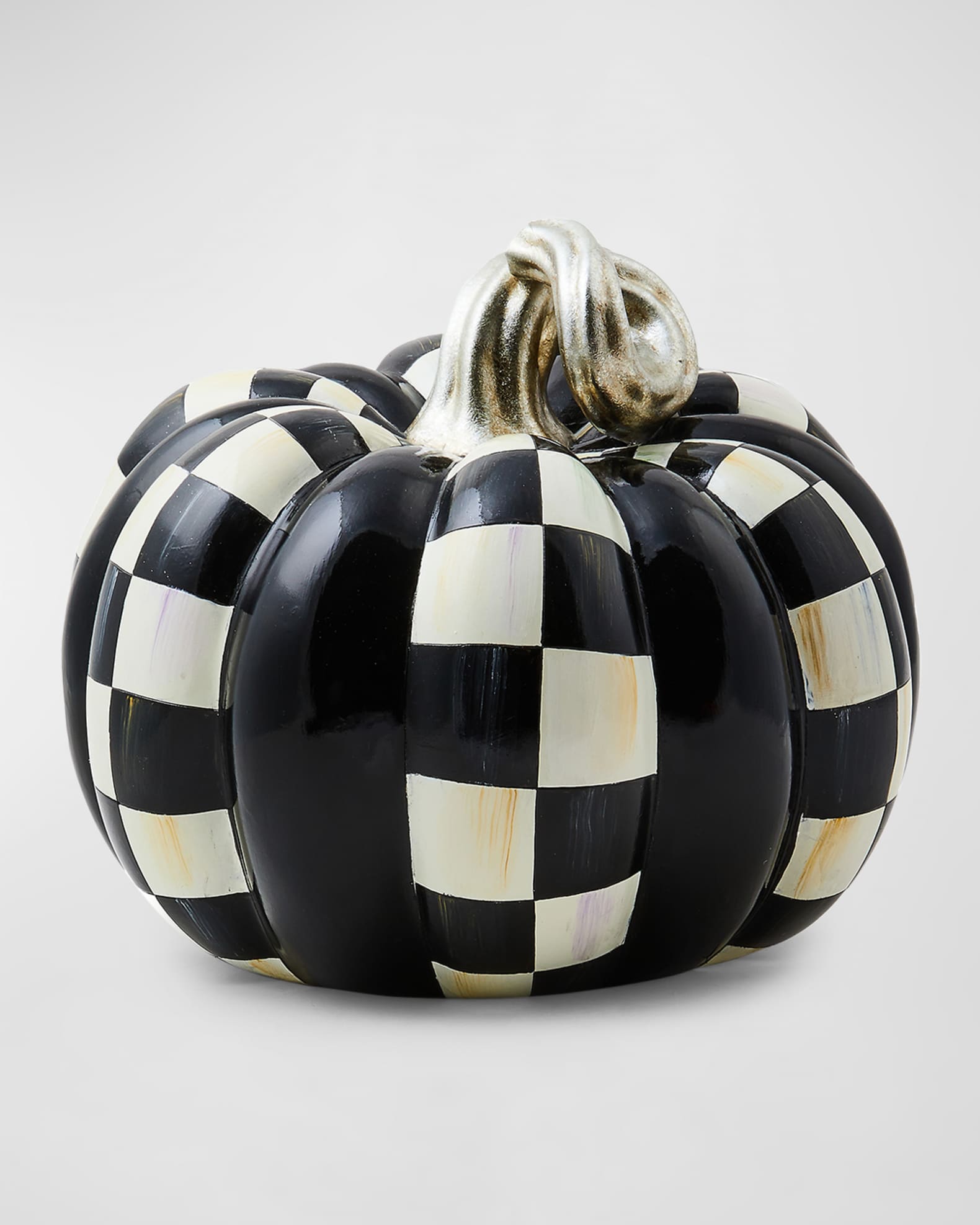 Haunted House Courtly Check Pumpkin Collection | Neiman Marcus