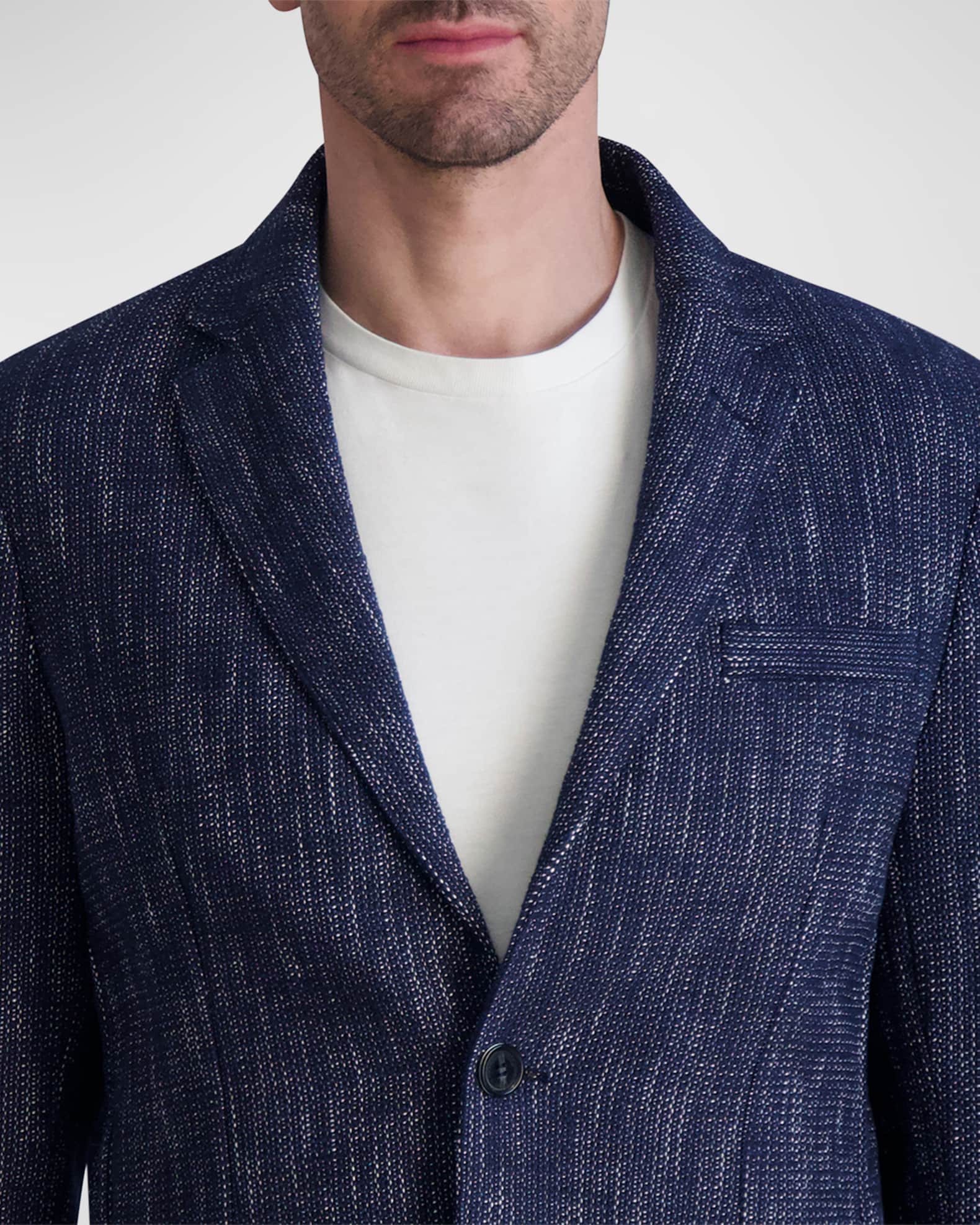 Karl Lagerfeld Paris White Label Men's Melange Cotton Blazer | Neiman ...