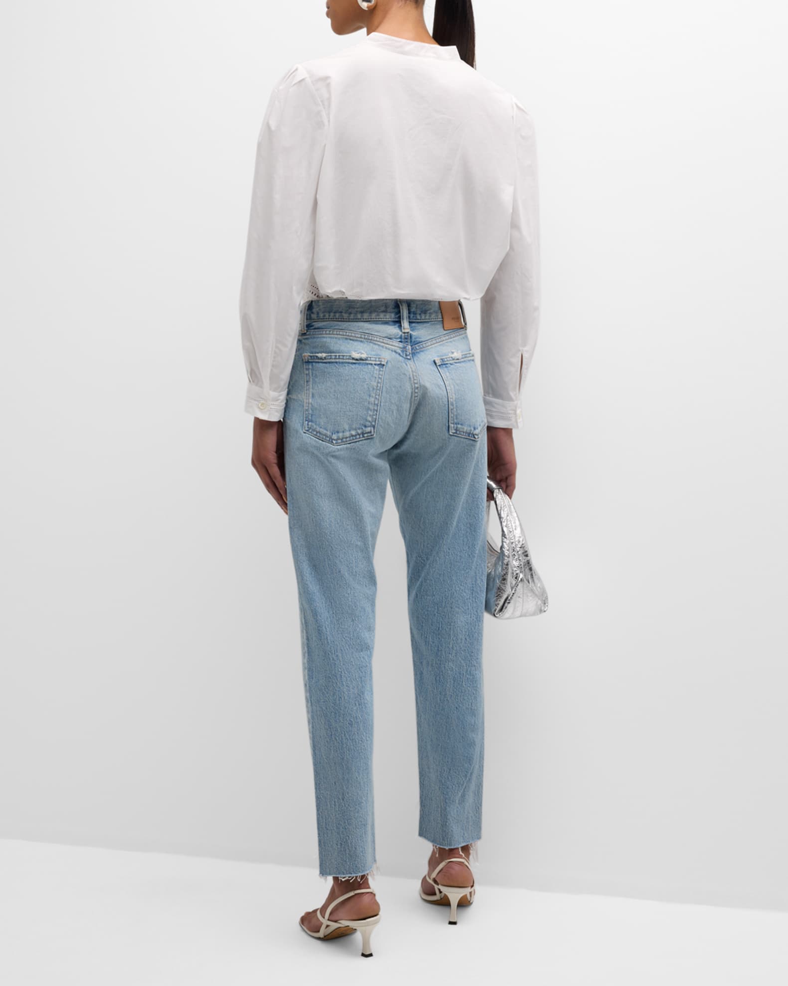 MOUSSY VINTAGE Montura Tapered Mid-Rise Jeans | Neiman Marcus