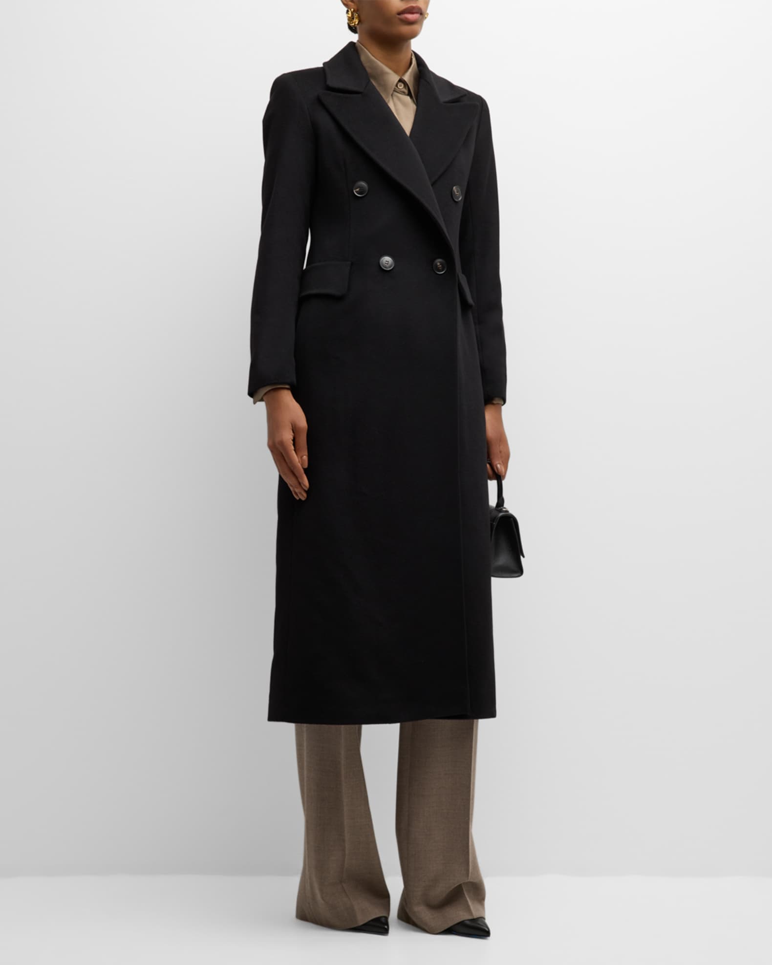 Fleurette Isla Double-Breasted Long Cashmere Coat | Neiman Marcus