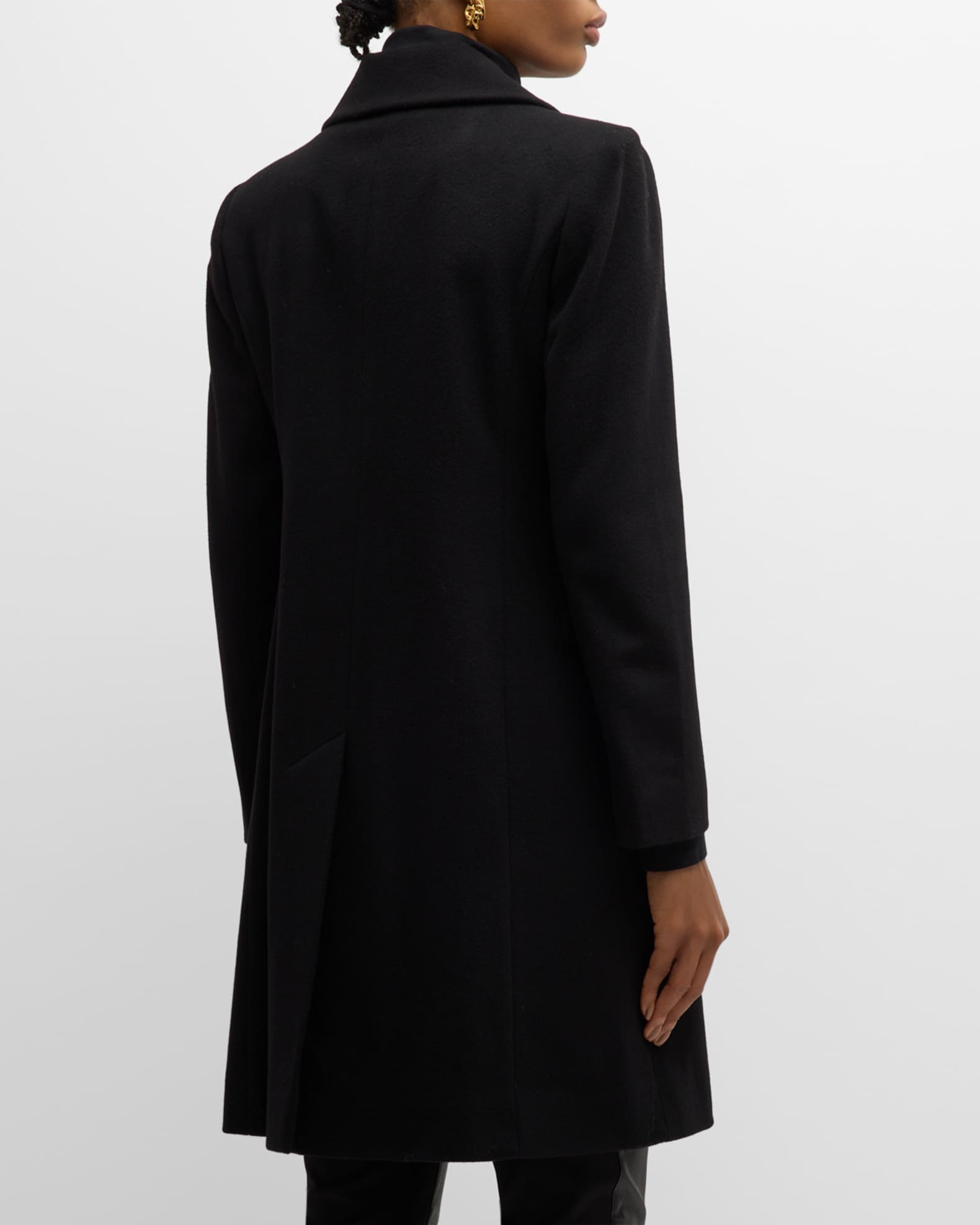 Fleurette Cami Double-Breasted Short Wool Coat | Neiman Marcus