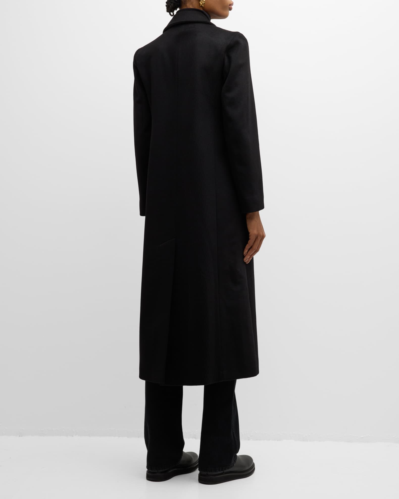 Fleurette Mia Single-Breasted Maxi Cashmere Coat | Neiman Marcus