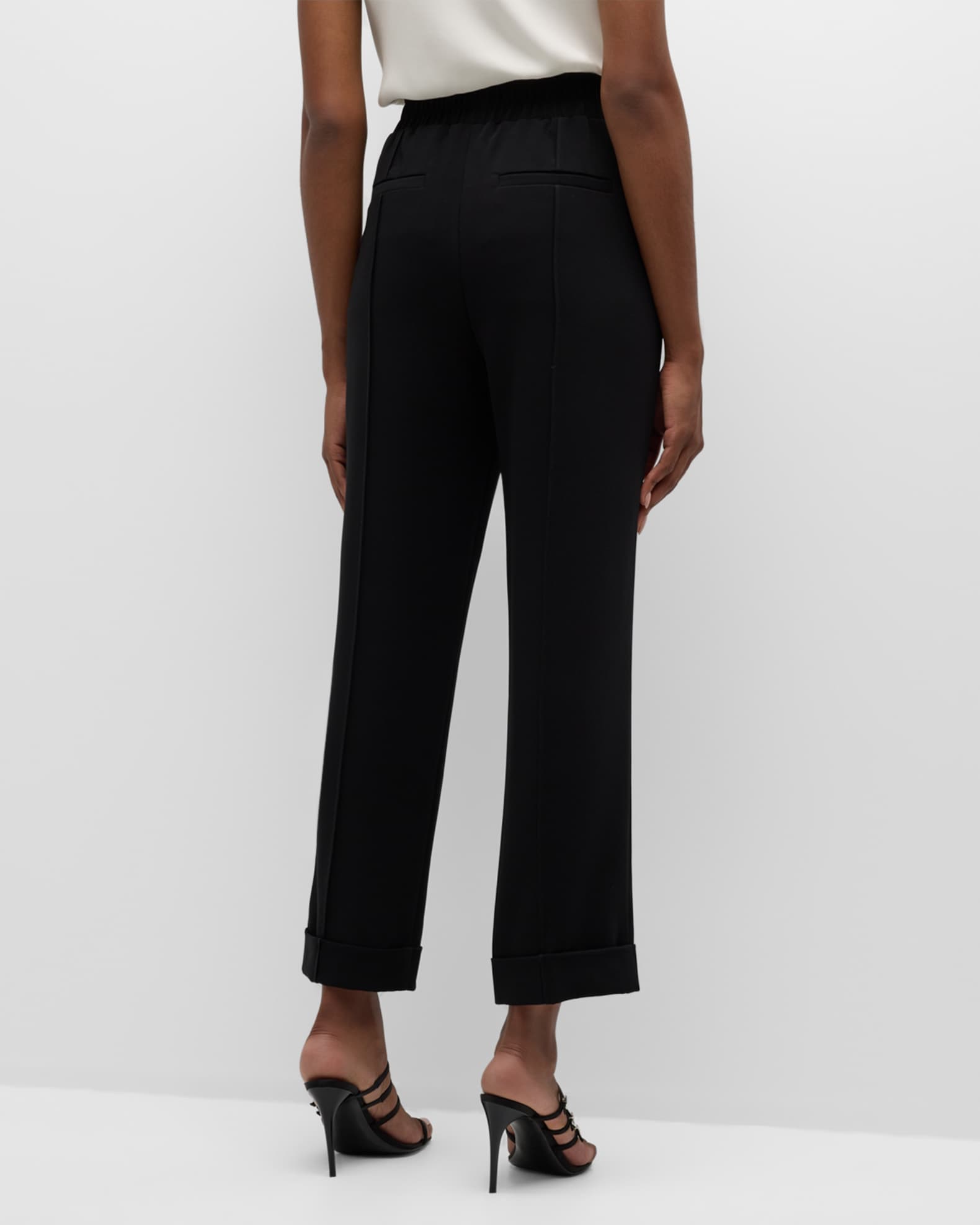 Cinq a Sept Everly Cropped Drawstring Pants | Neiman Marcus