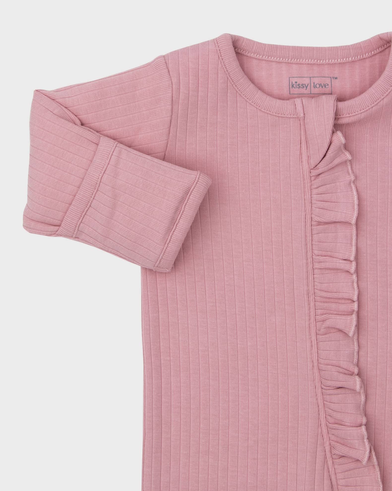 Kissy Kissy Girl's “Kissy Love by Kissy Kissy” Abloom Jacquard Footie ...