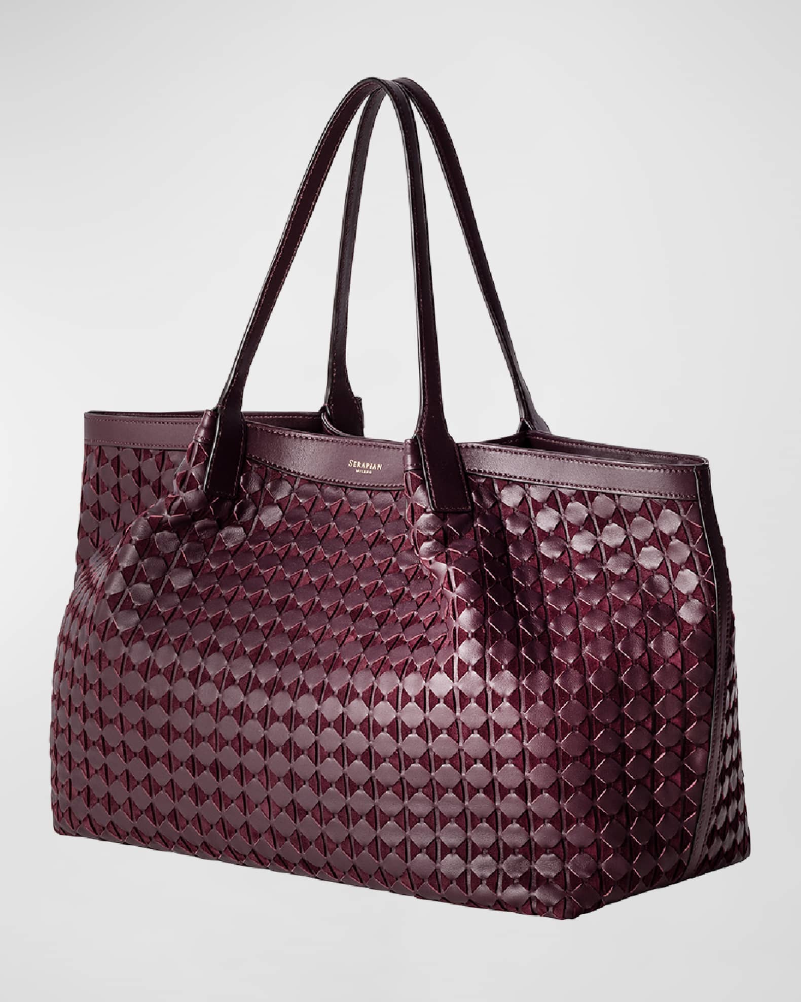 Serapian Secret Mosaic Leather Tote Bag | Neiman Marcus