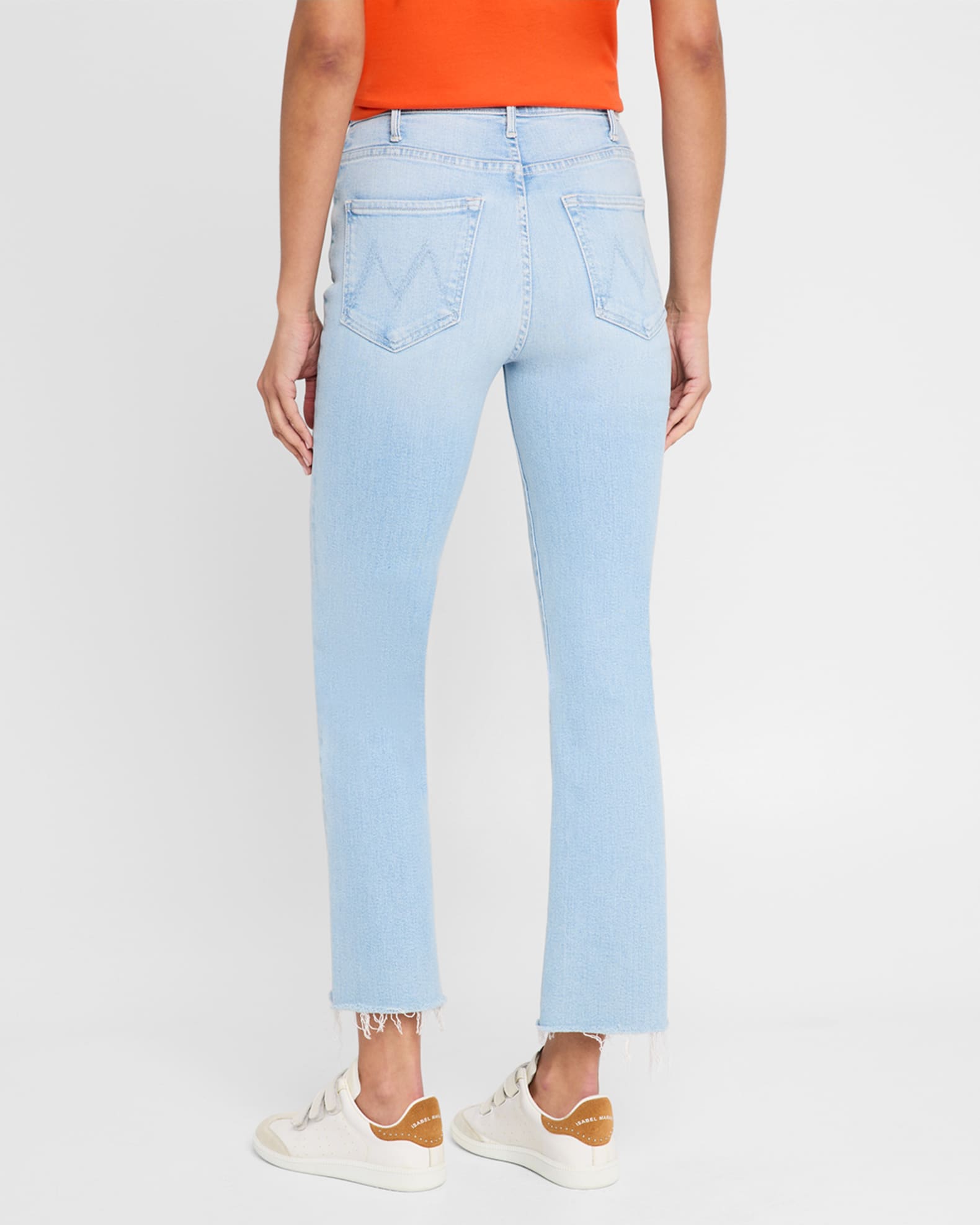 MOTHER The Hustler Ankle Fray Jeans | Neiman Marcus