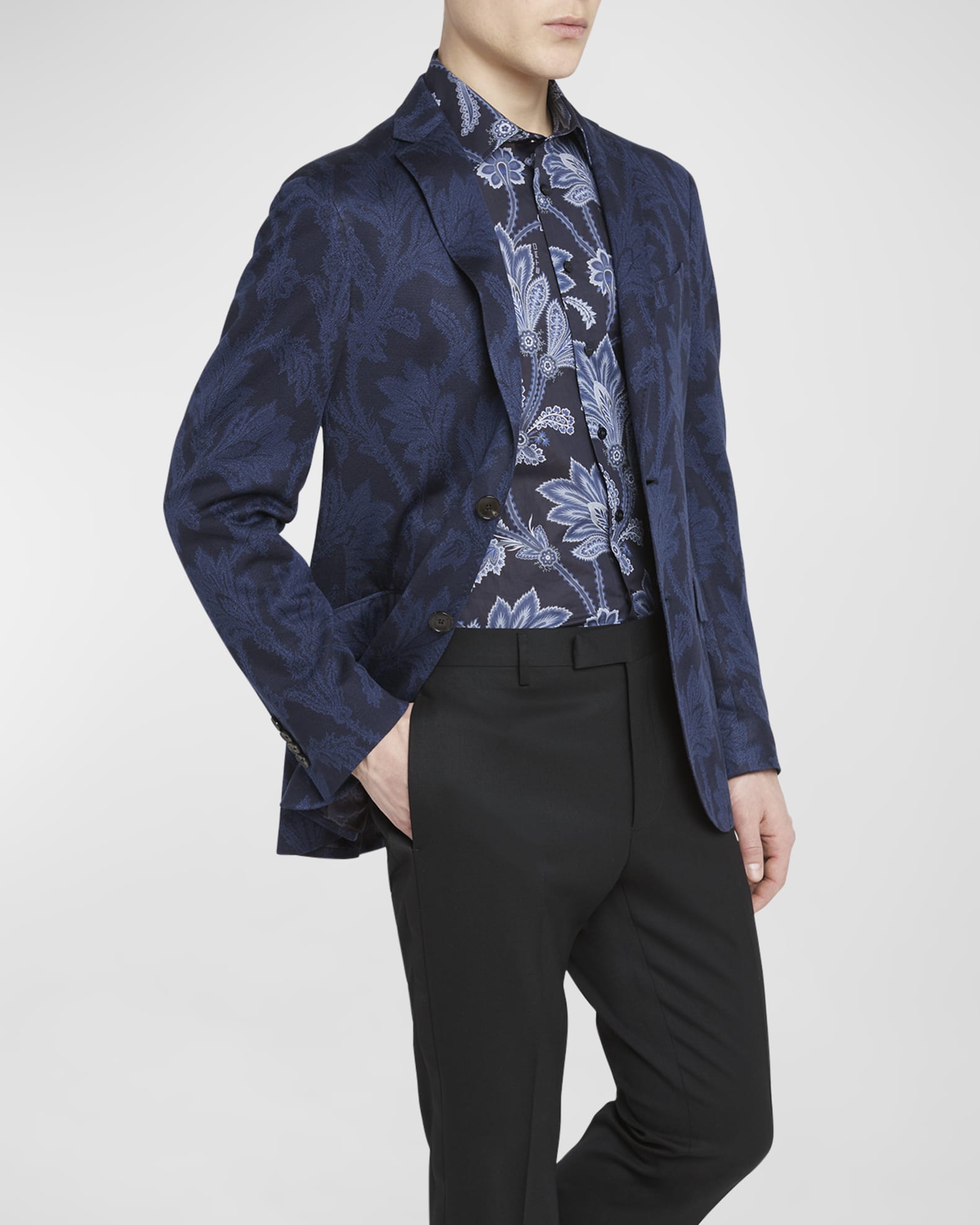 Etro Men's Paisley Evening Jacket | Neiman Marcus